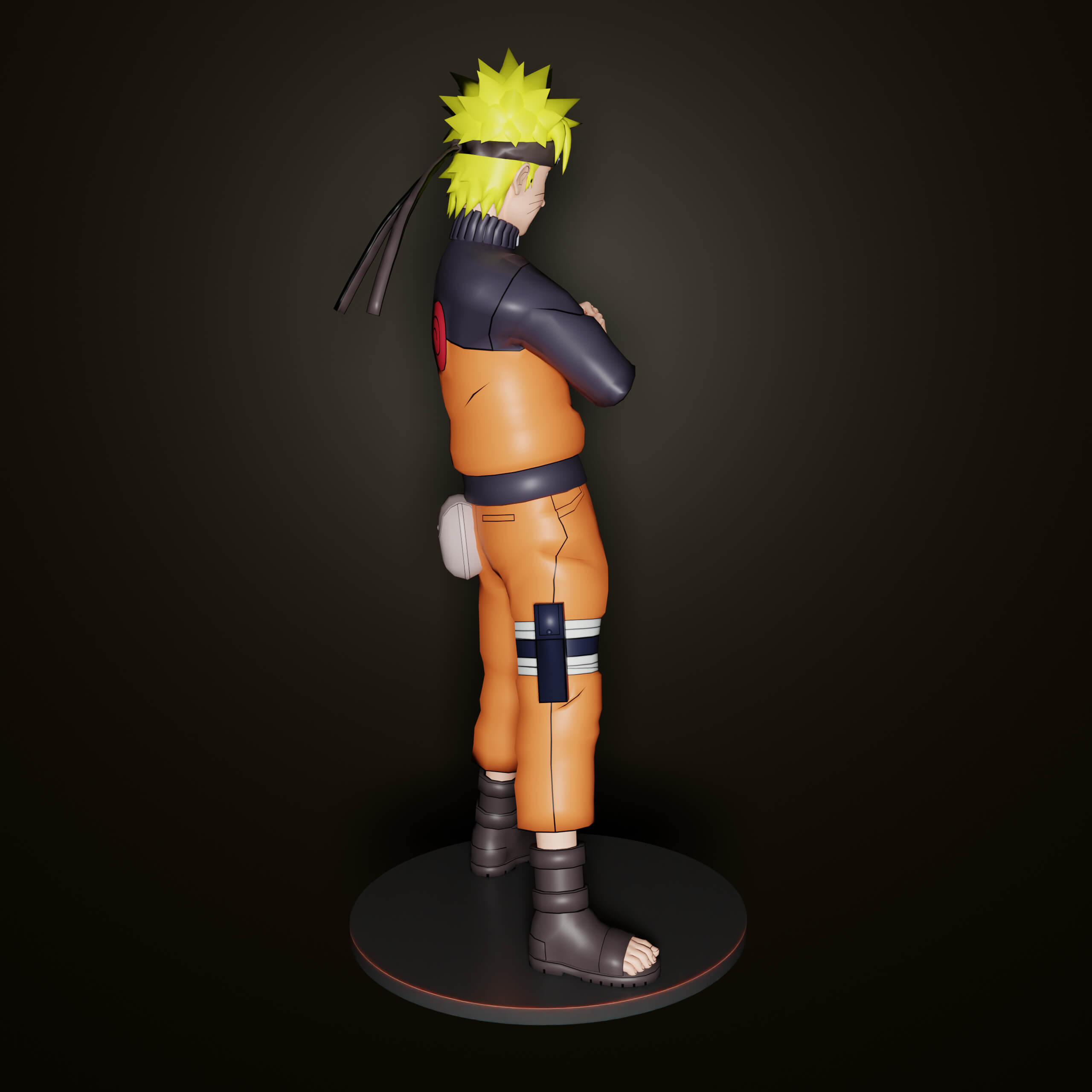 Uzumaki Naruto - 3D Print Model by Moogar