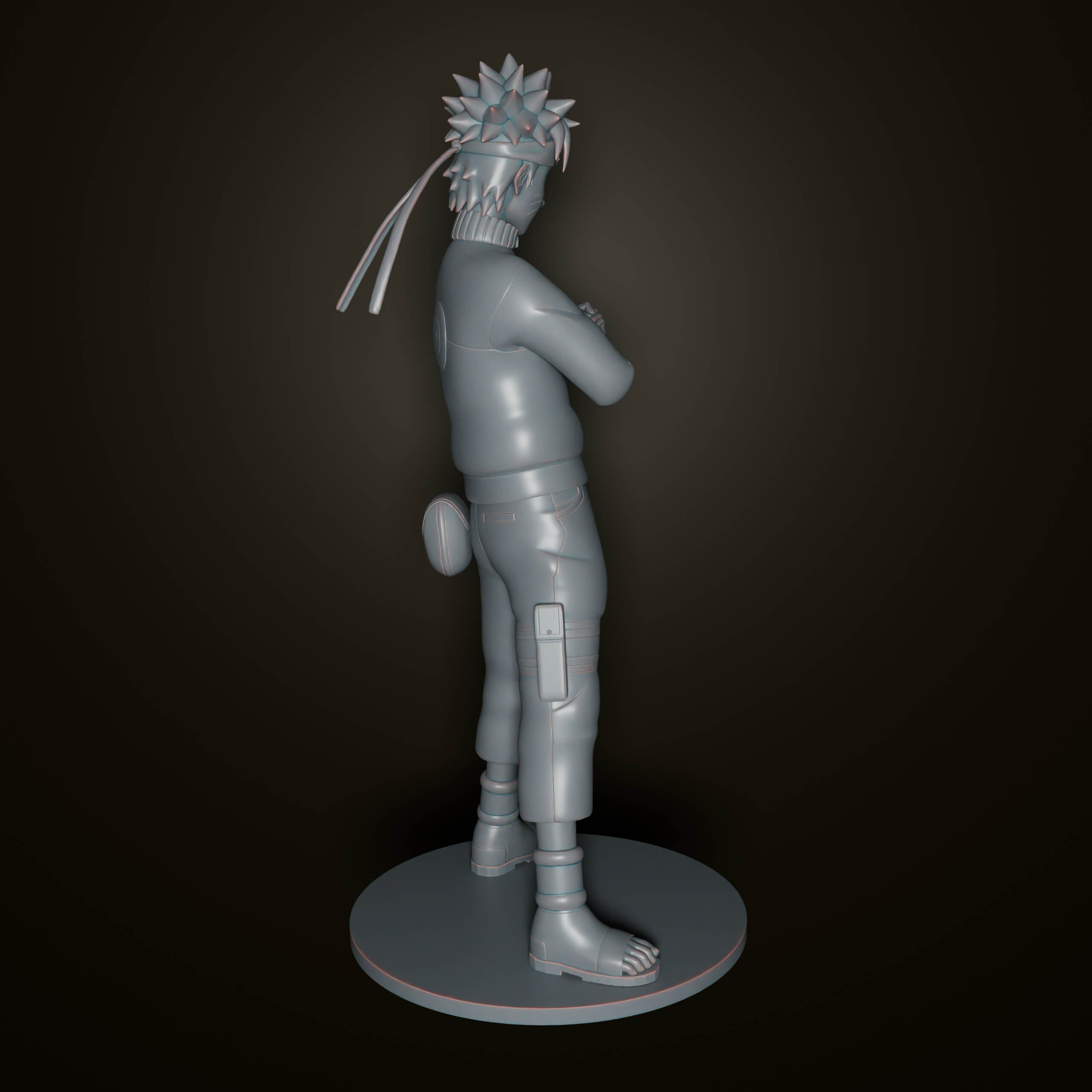Uzumaki Naruto - 3D Print Model by Moogar