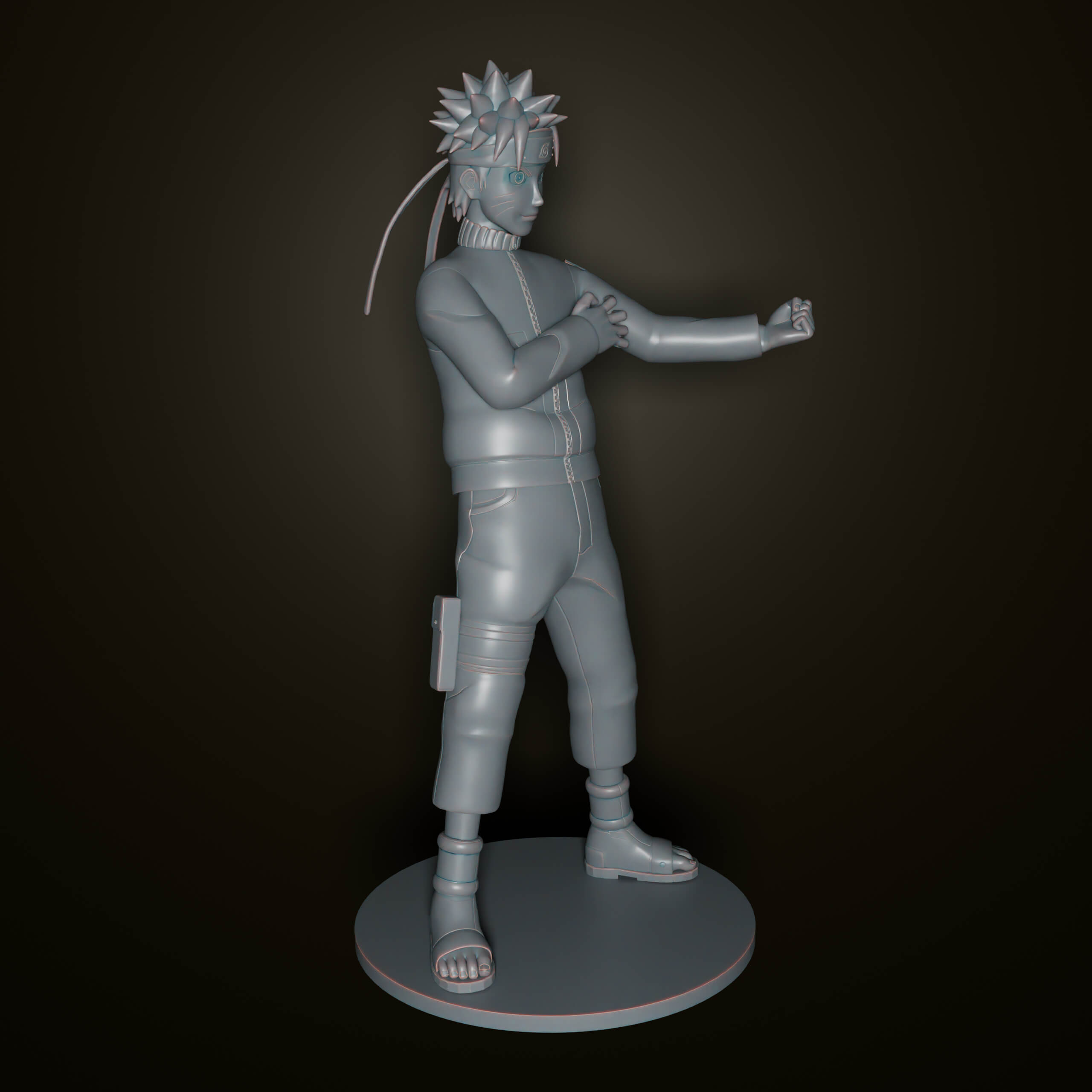 Uzumaki Naruto - 3D Model by Moogar