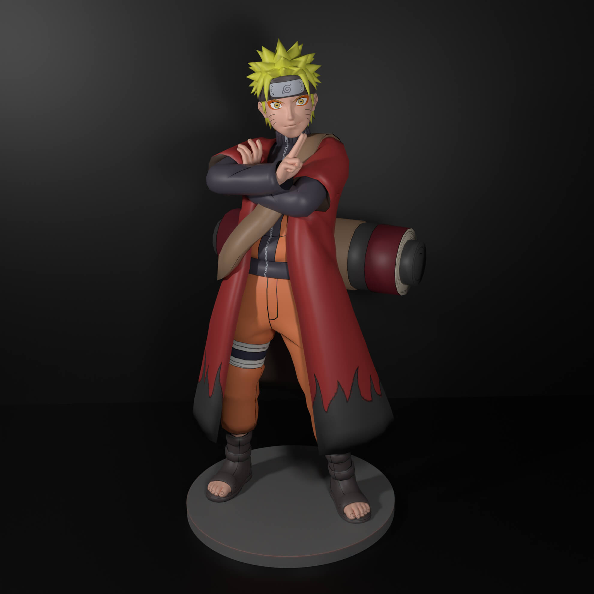 Uzumaki Nauto - 3D Model by Moogar