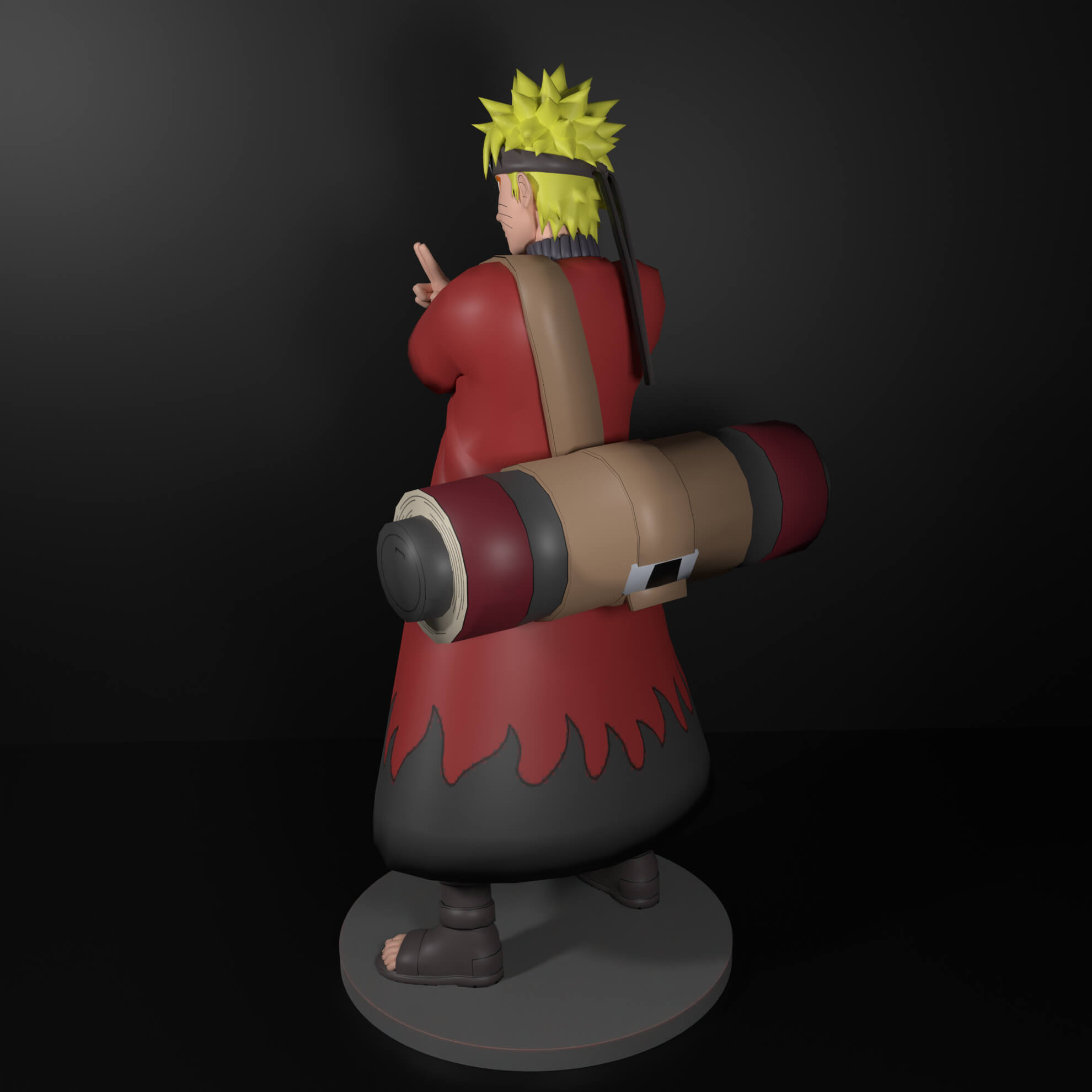 Uzumaki Nauto - 3D Model by Moogar