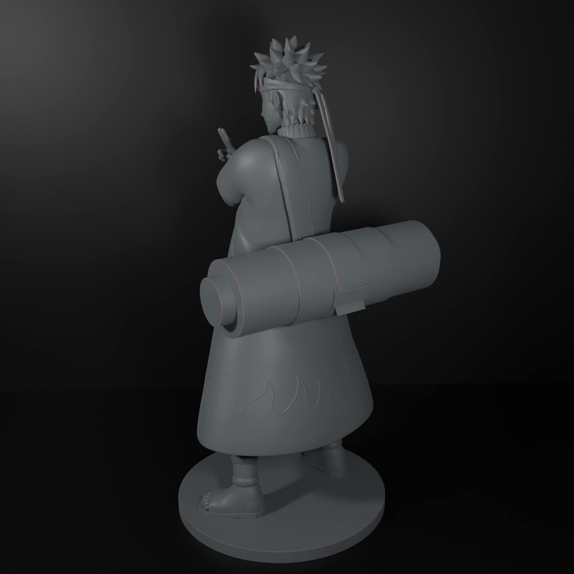 Uzumaki Nauto - 3D Model by Moogar