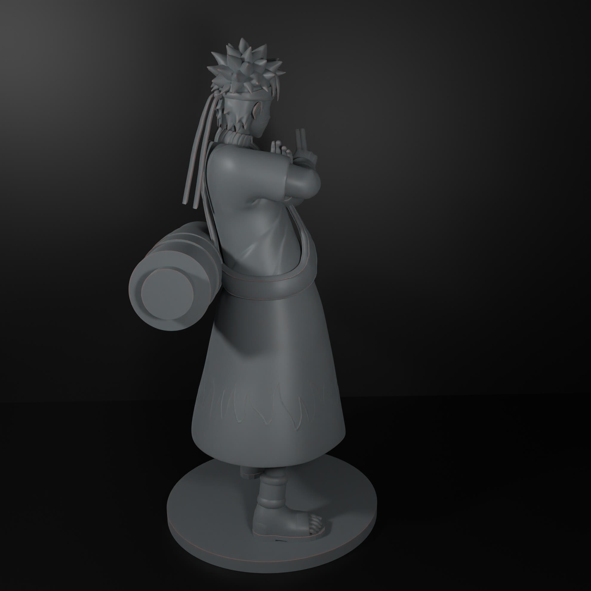 Uzumaki Nauto - 3D Model by Moogar