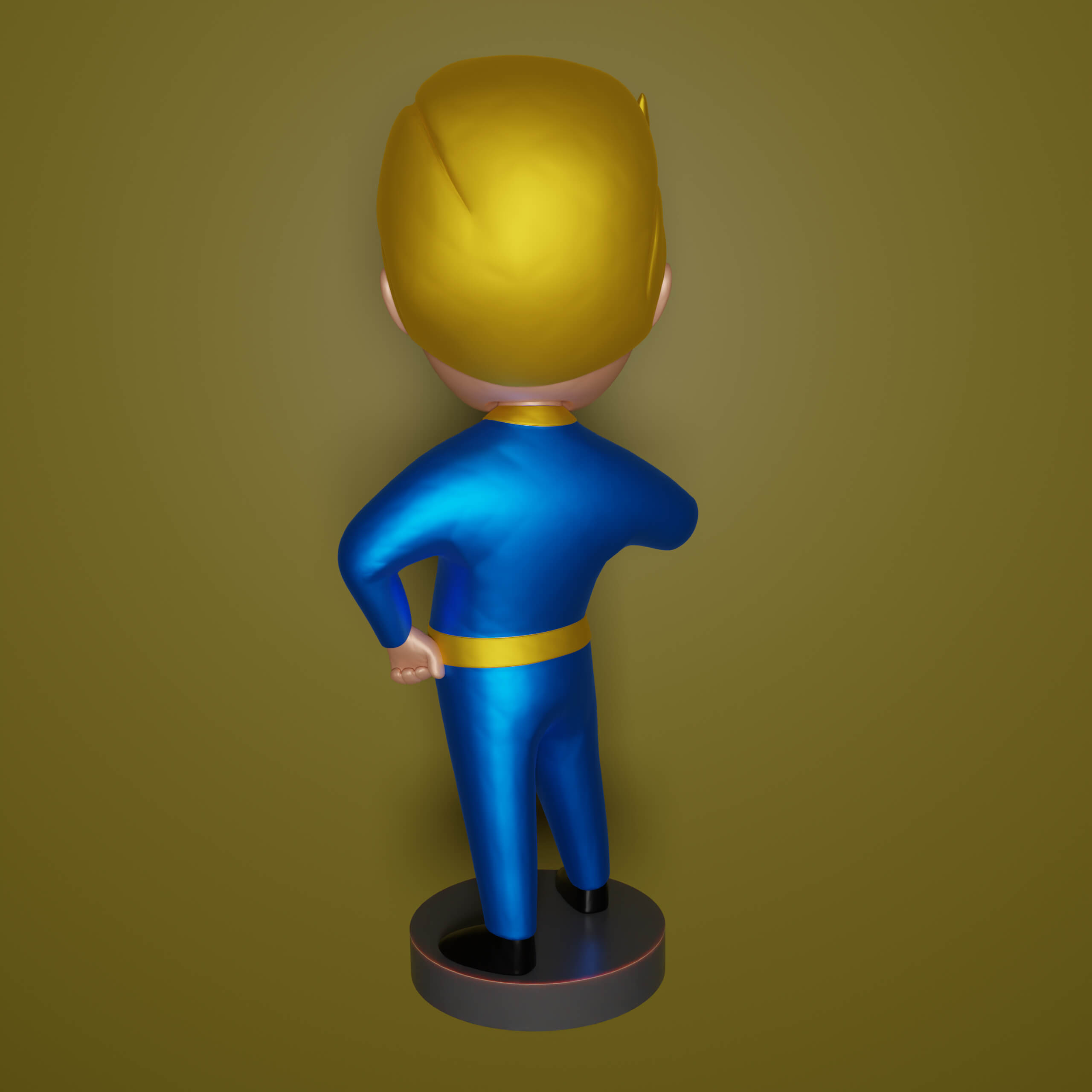 Vault Boy Fallout - 3D Print Model by Moogar