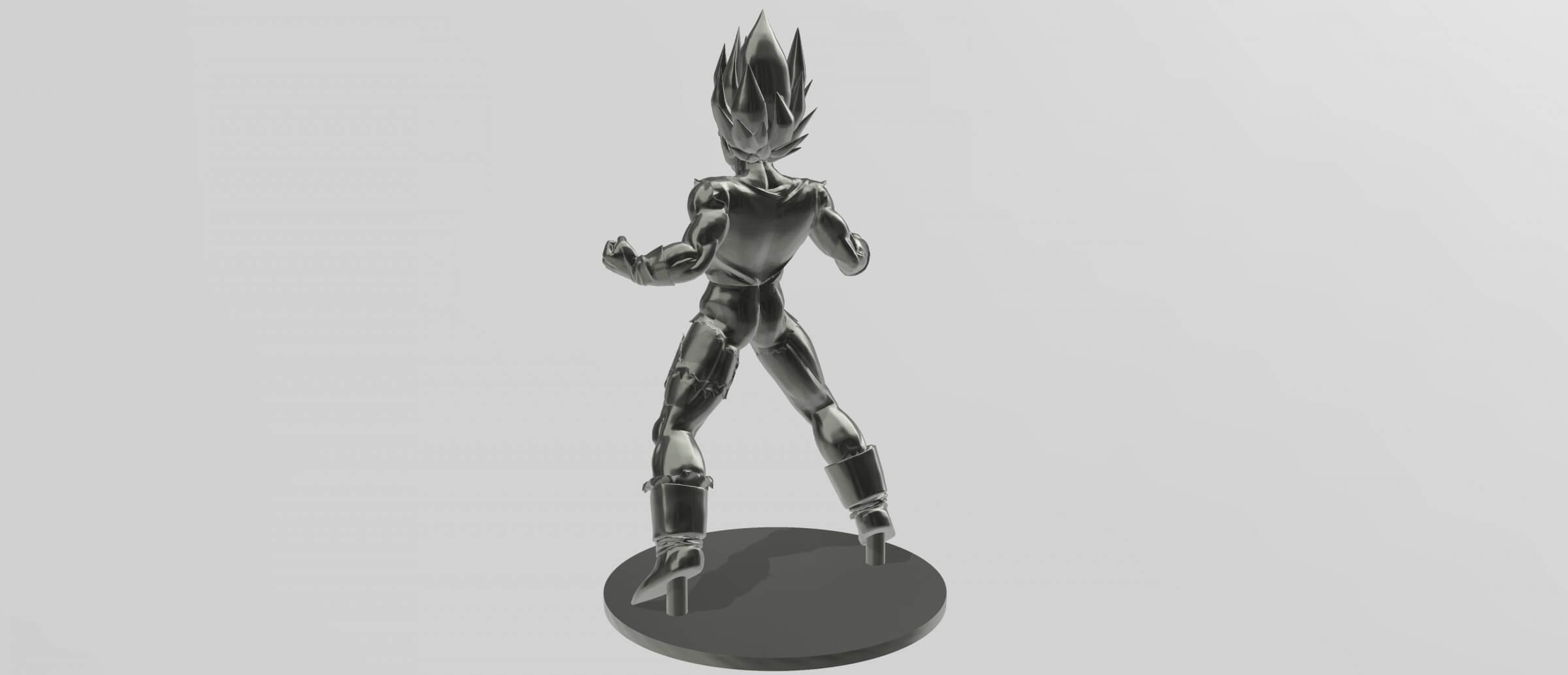 Vegeta - 3D Model by Moogar