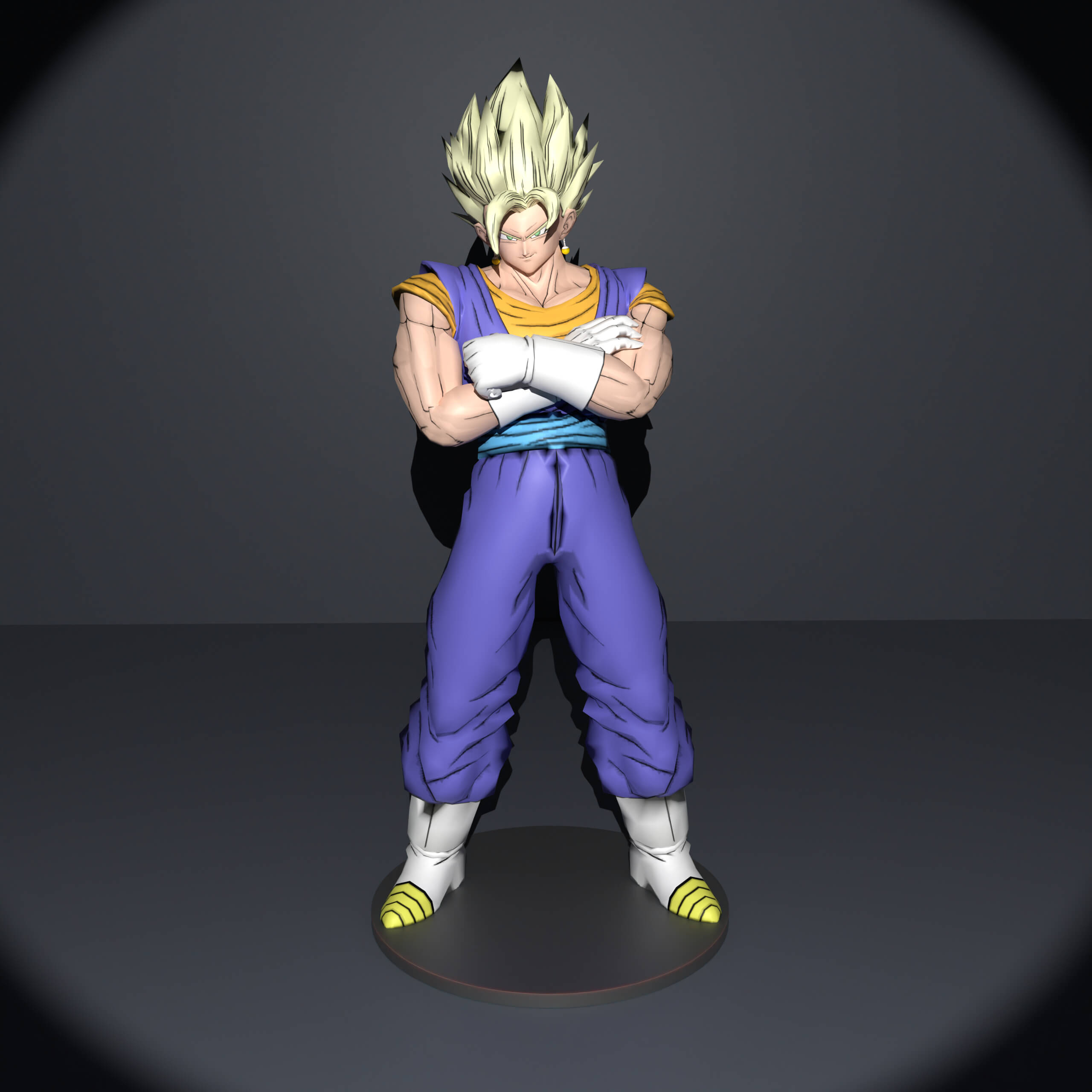 Vegito Super Saiyan - 3D Model by Moogar