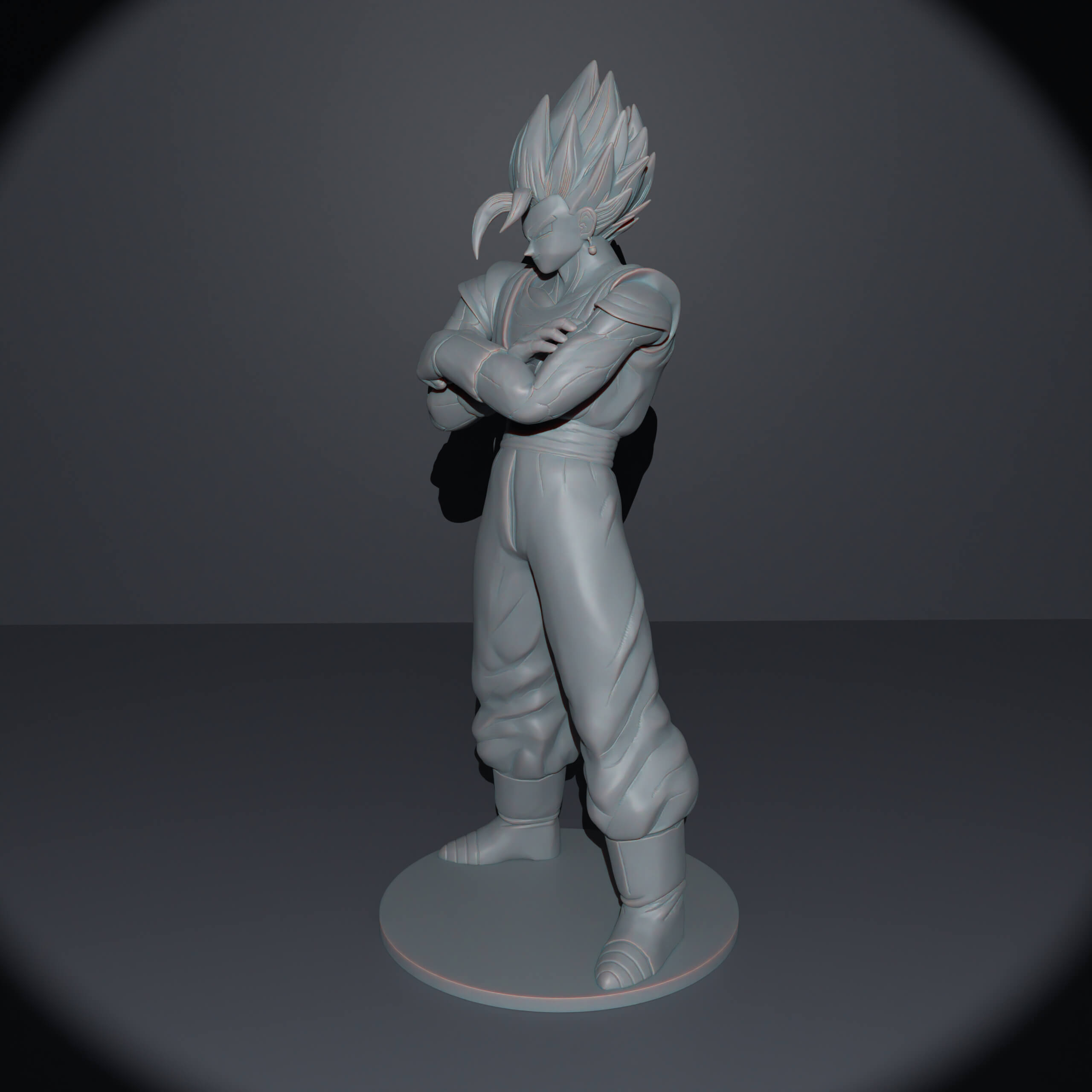 Vegito Super Saiyan - 3D Model by Moogar