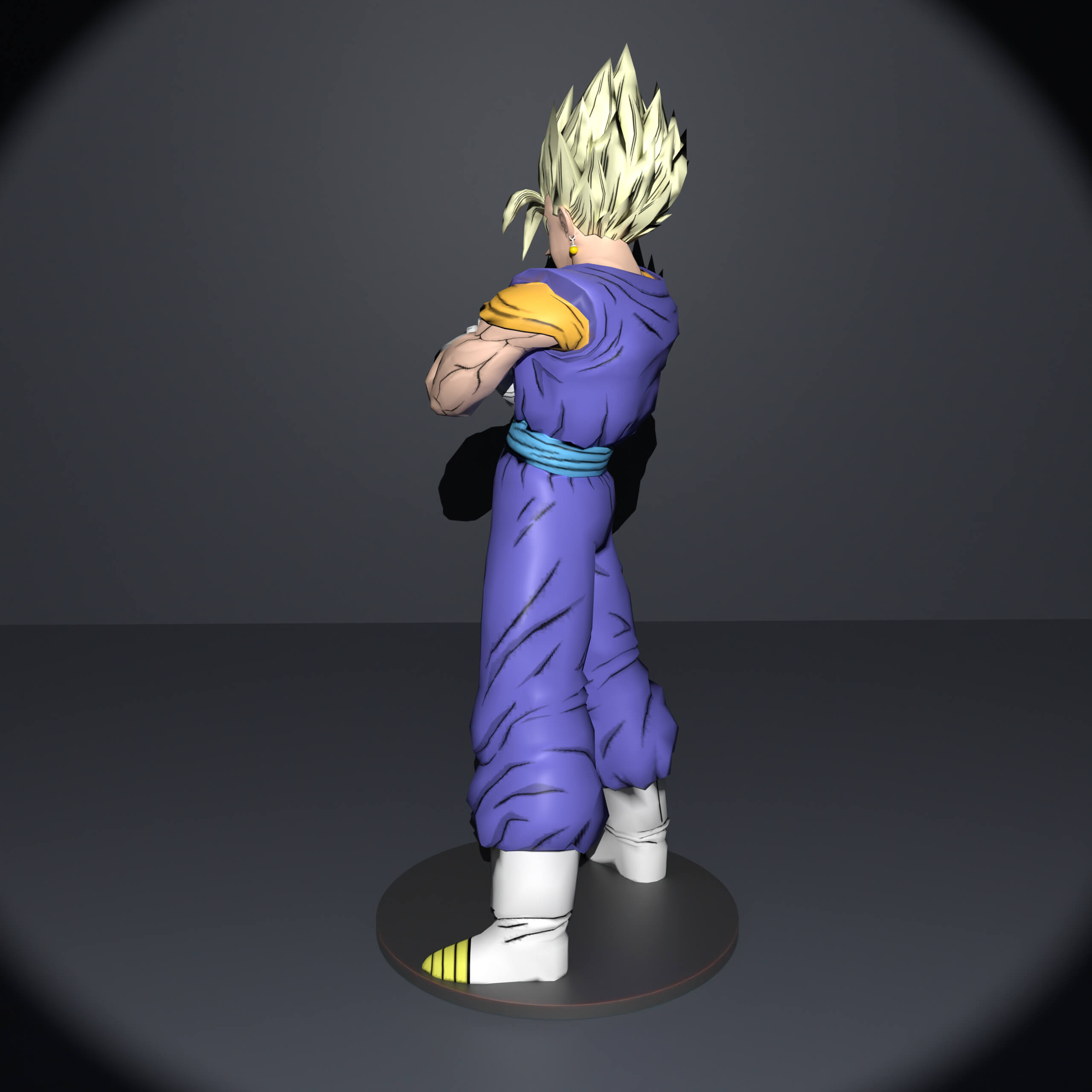 Vegito Super Saiyan - 3D Model by Moogar