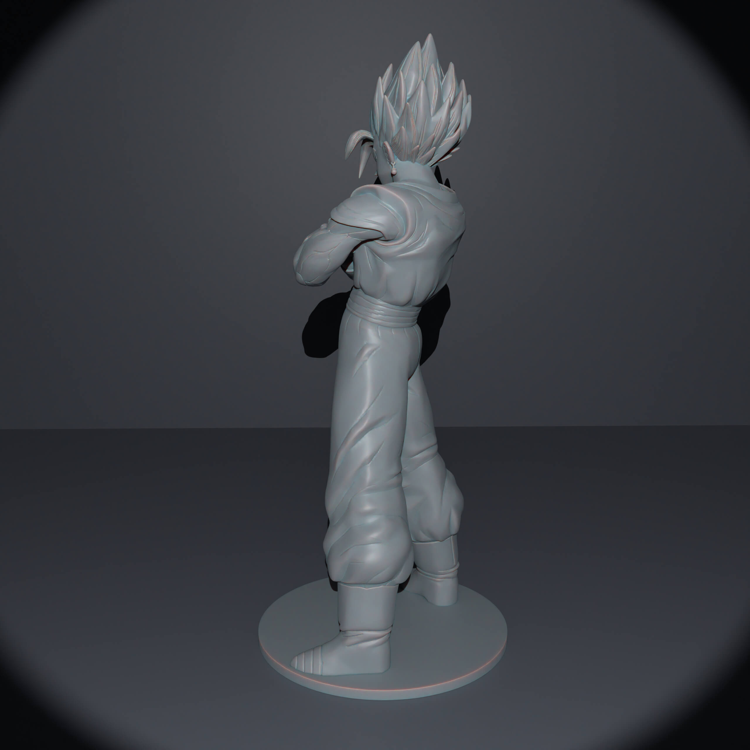 Vegito Super Saiyan - 3D Model by Moogar