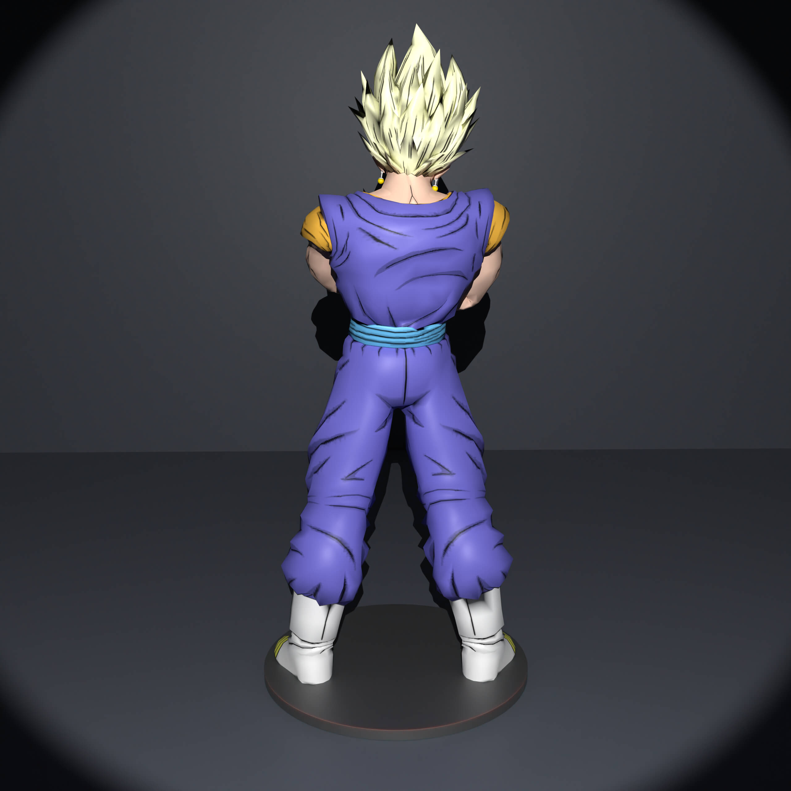 Vegito Super Saiyan - 3D Model by Moogar