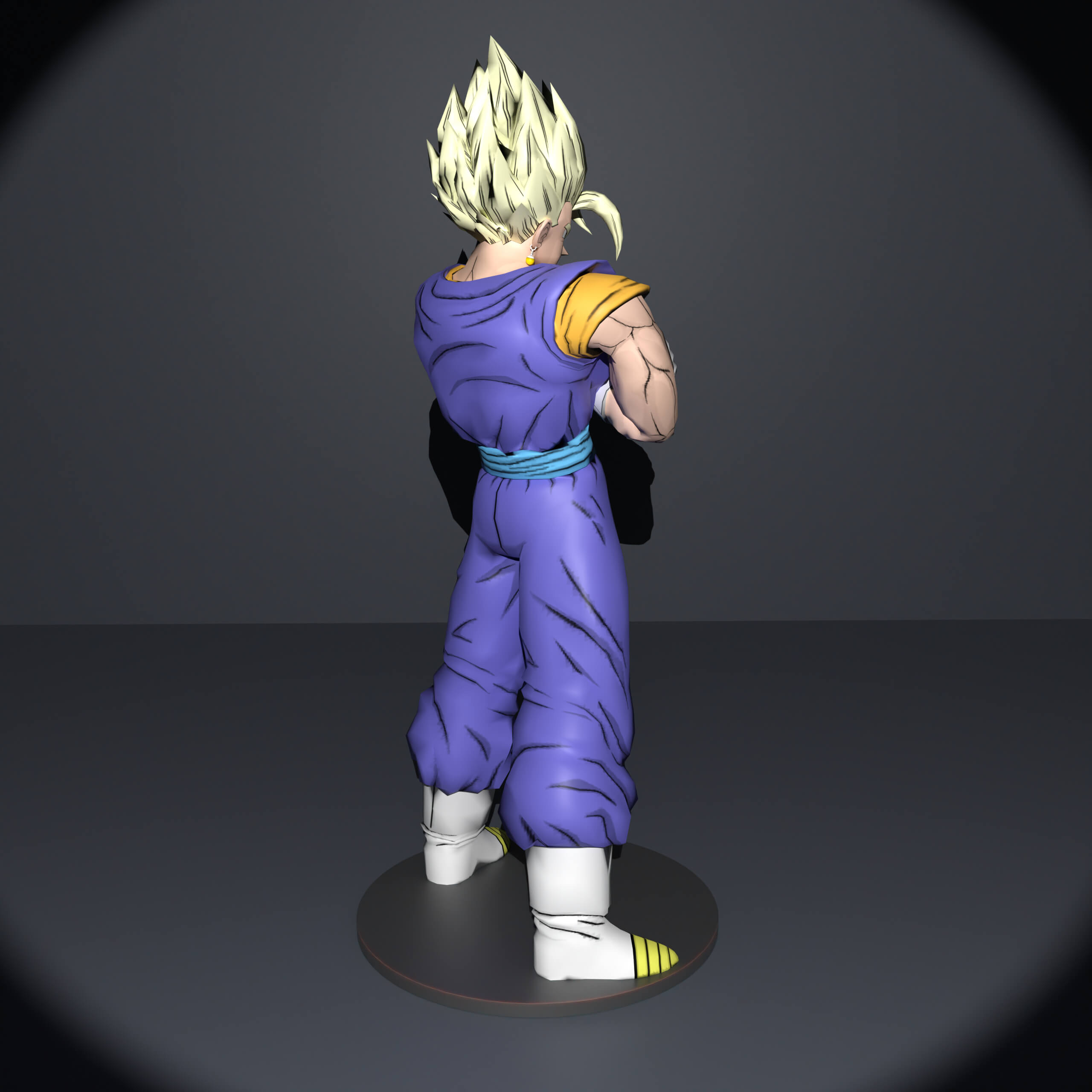 Vegito Super Saiyan - 3D Model by Moogar