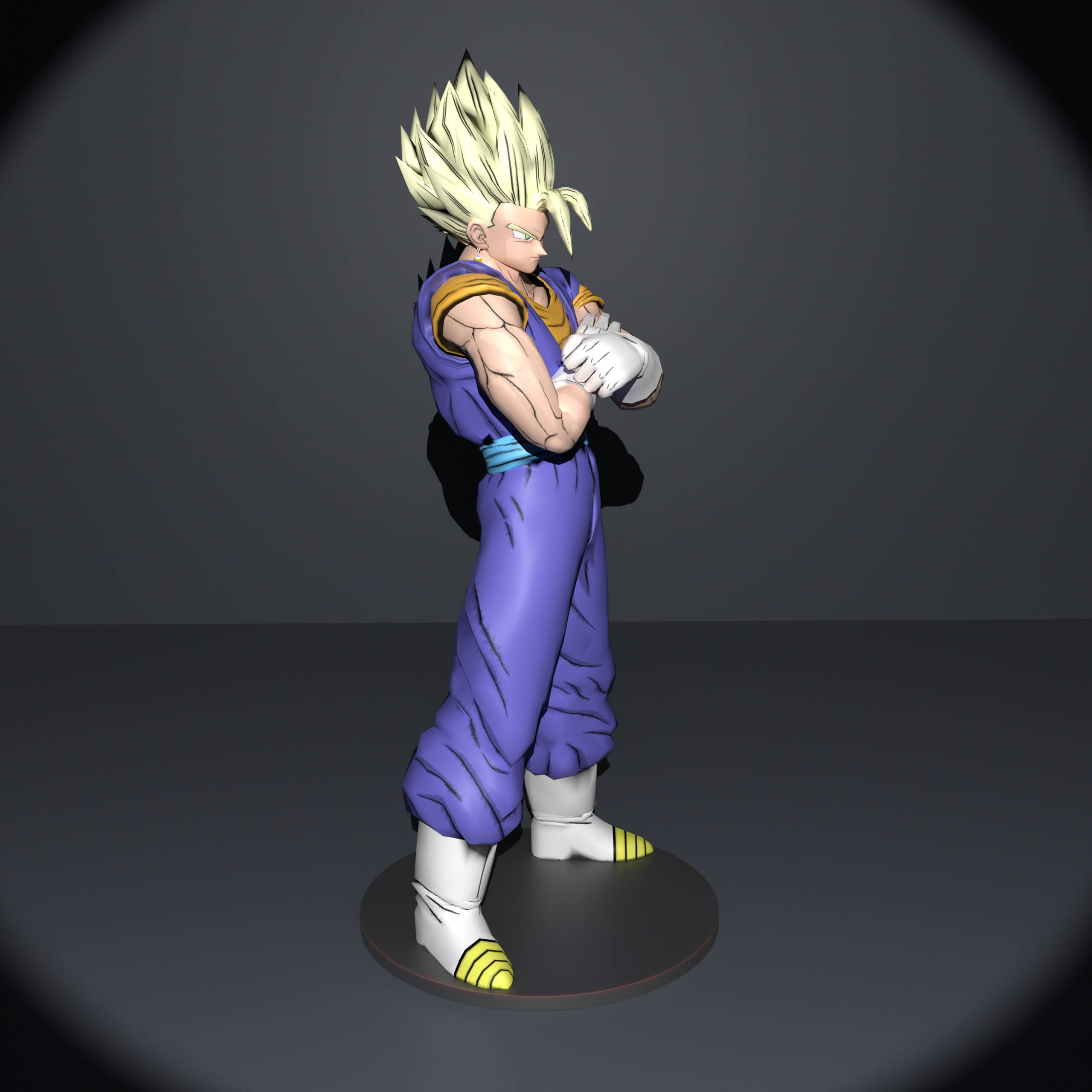 Vegito Super Saiyan - 3D Model by Moogar