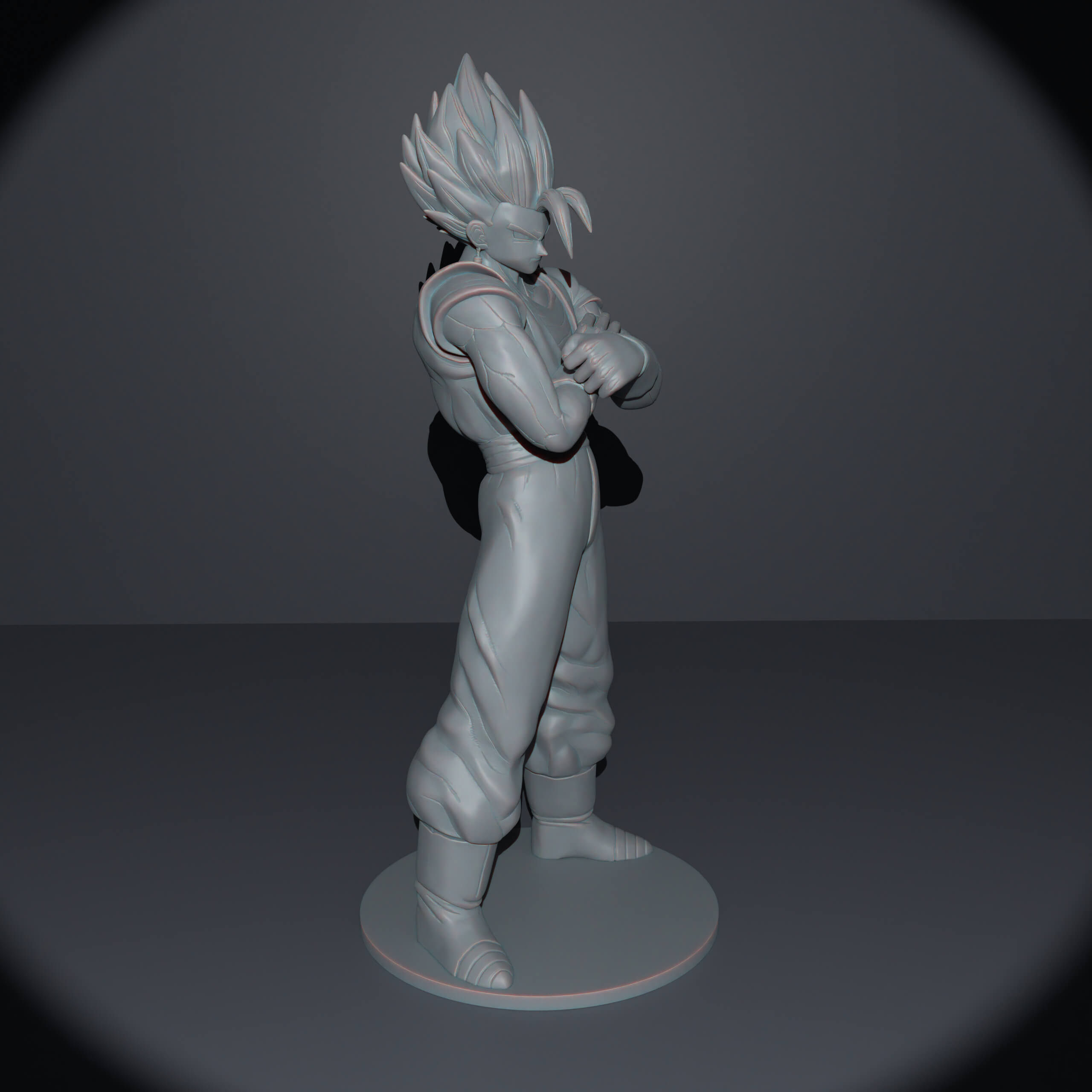 Vegito Super Saiyan - 3D Model by Moogar
