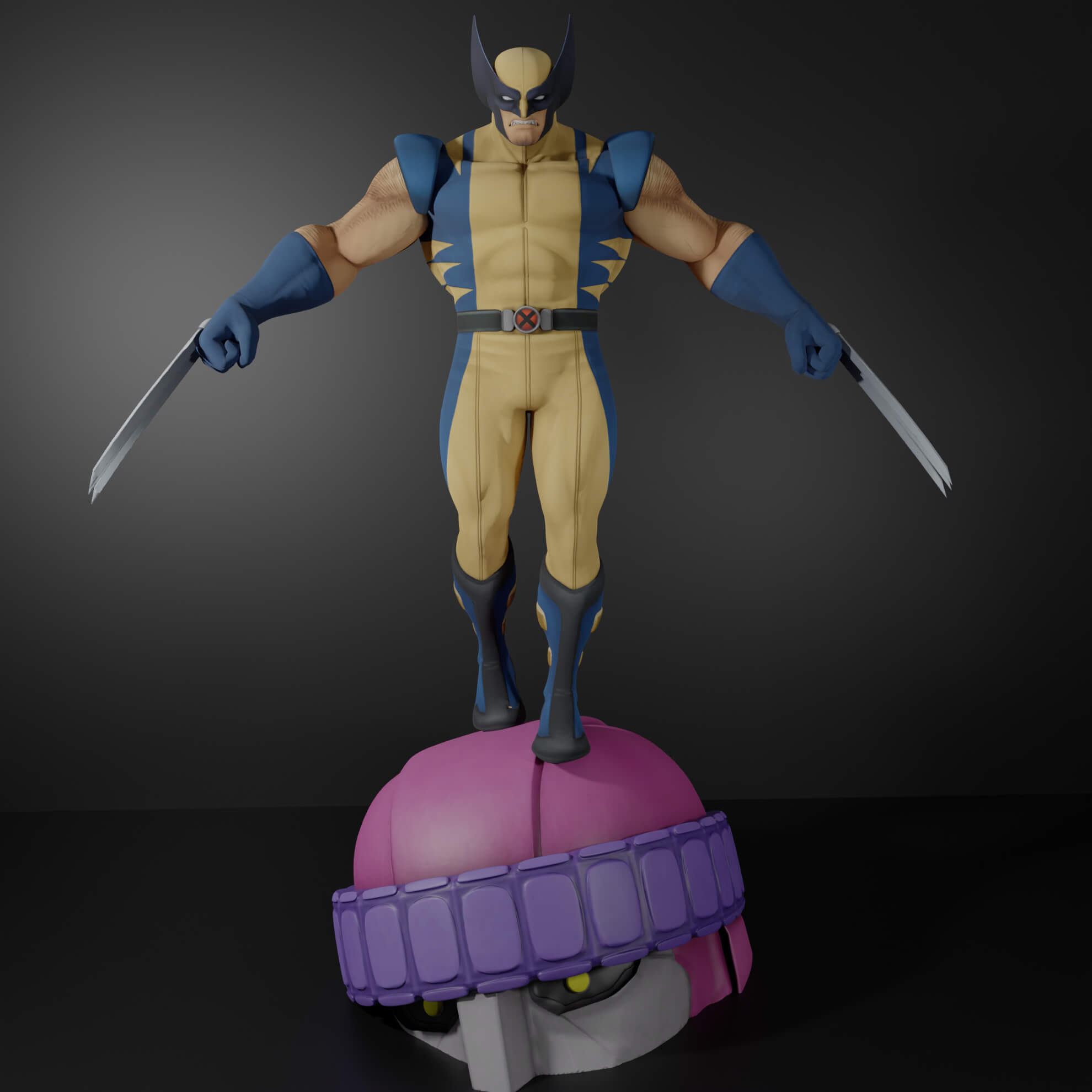 Wolverine 3d print by Moogar