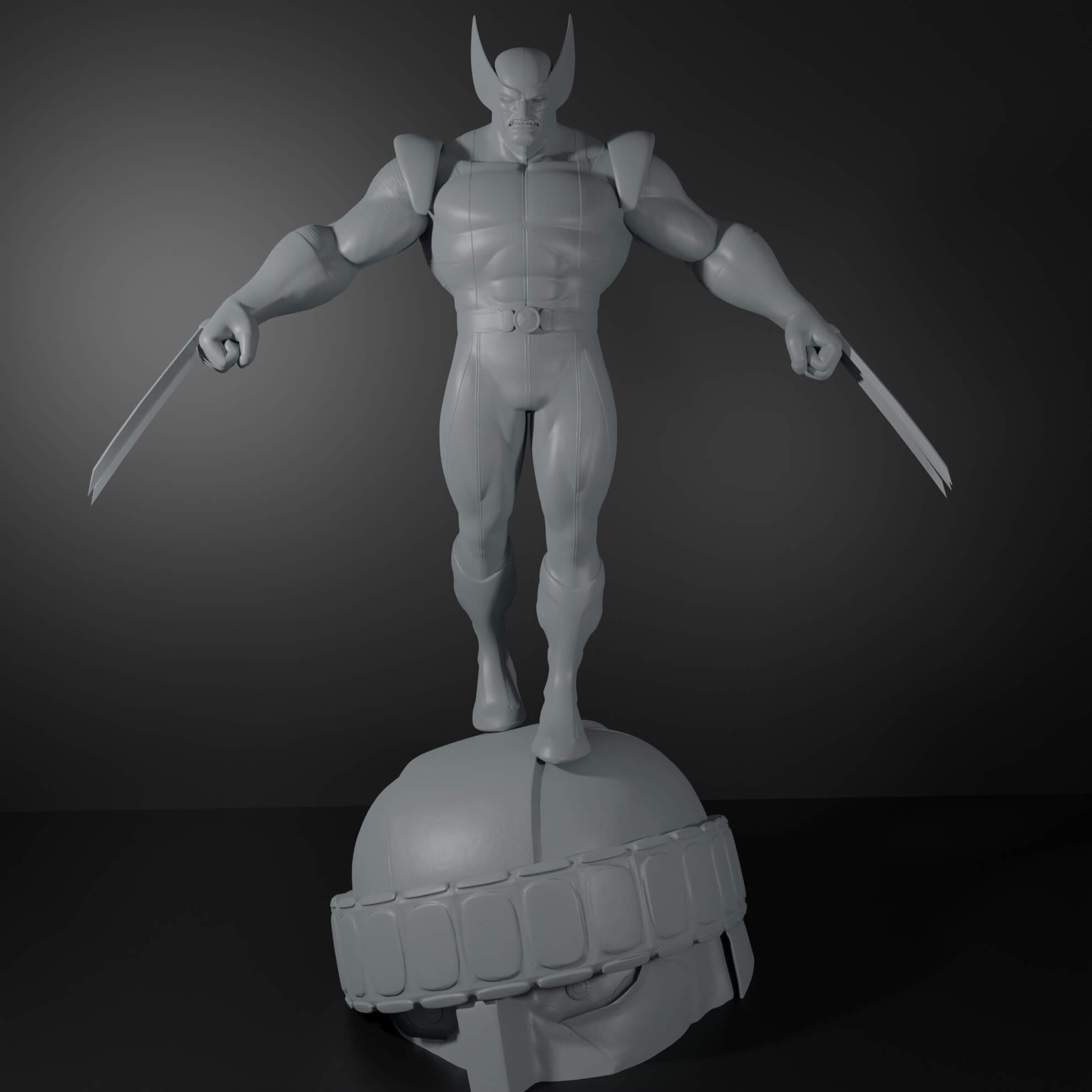Wolverine 3d print by Moogar