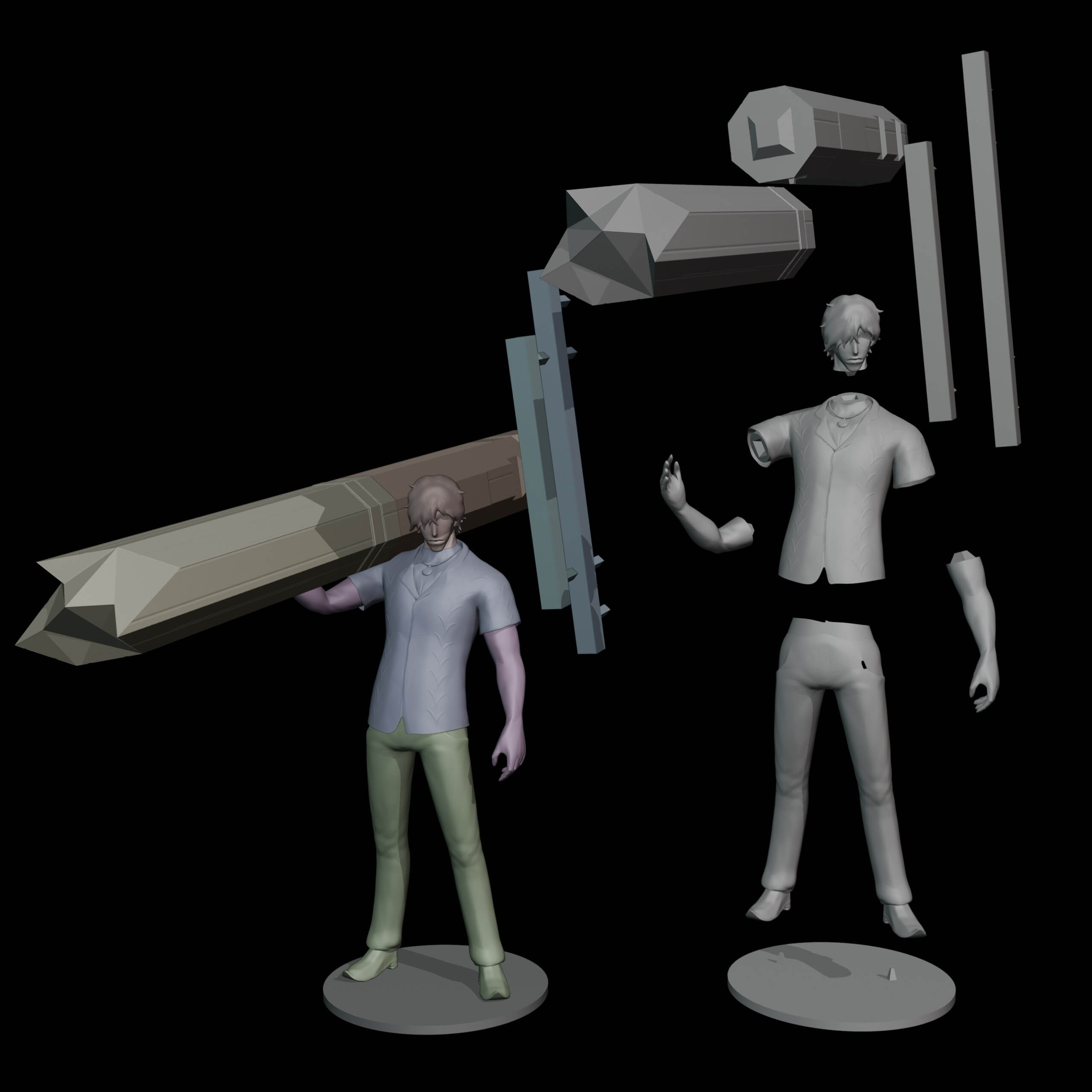 Yasutora Sado - 3D Model by Moogar