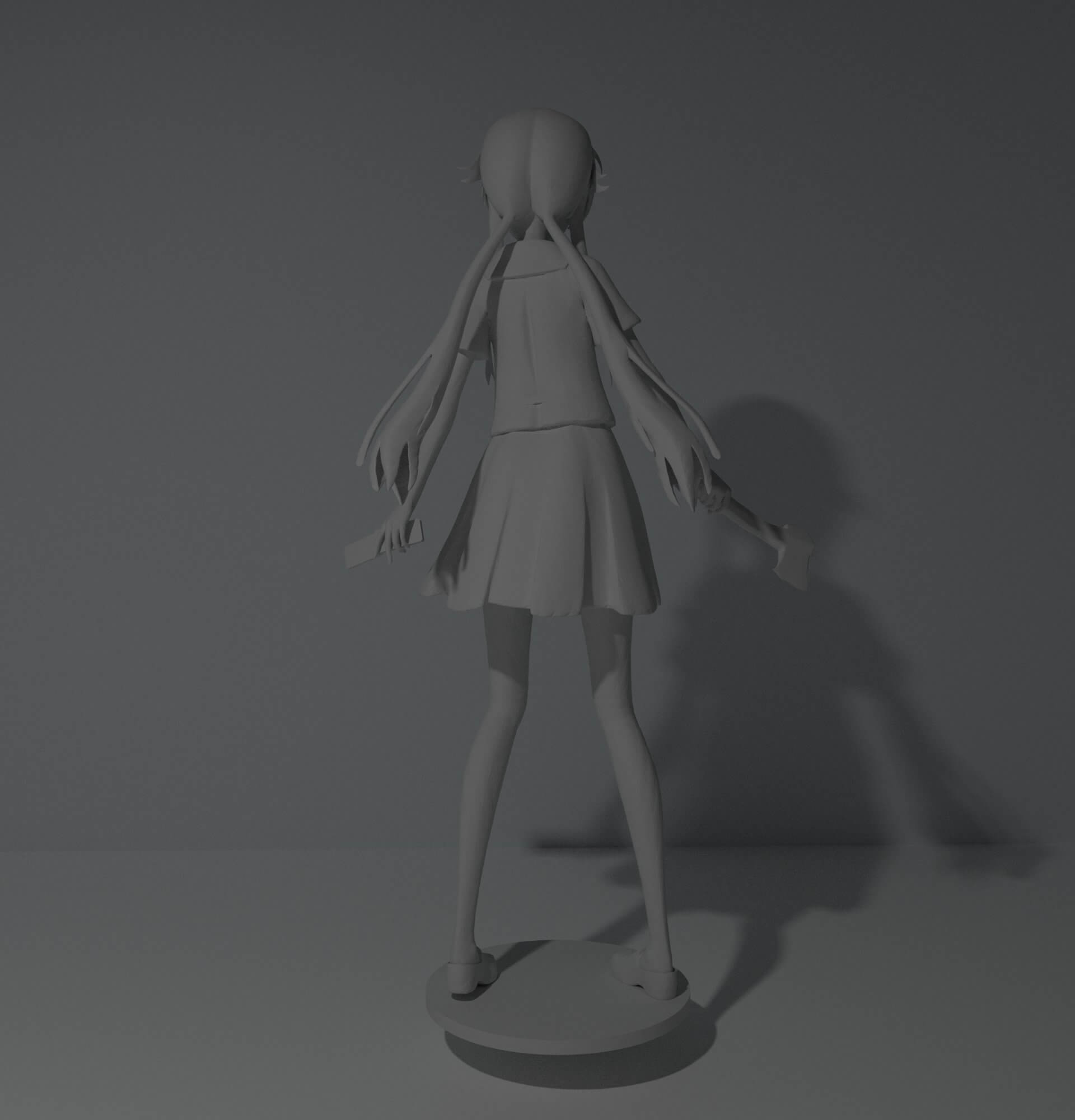 Yuno Gasai - 3D Model by Moogar