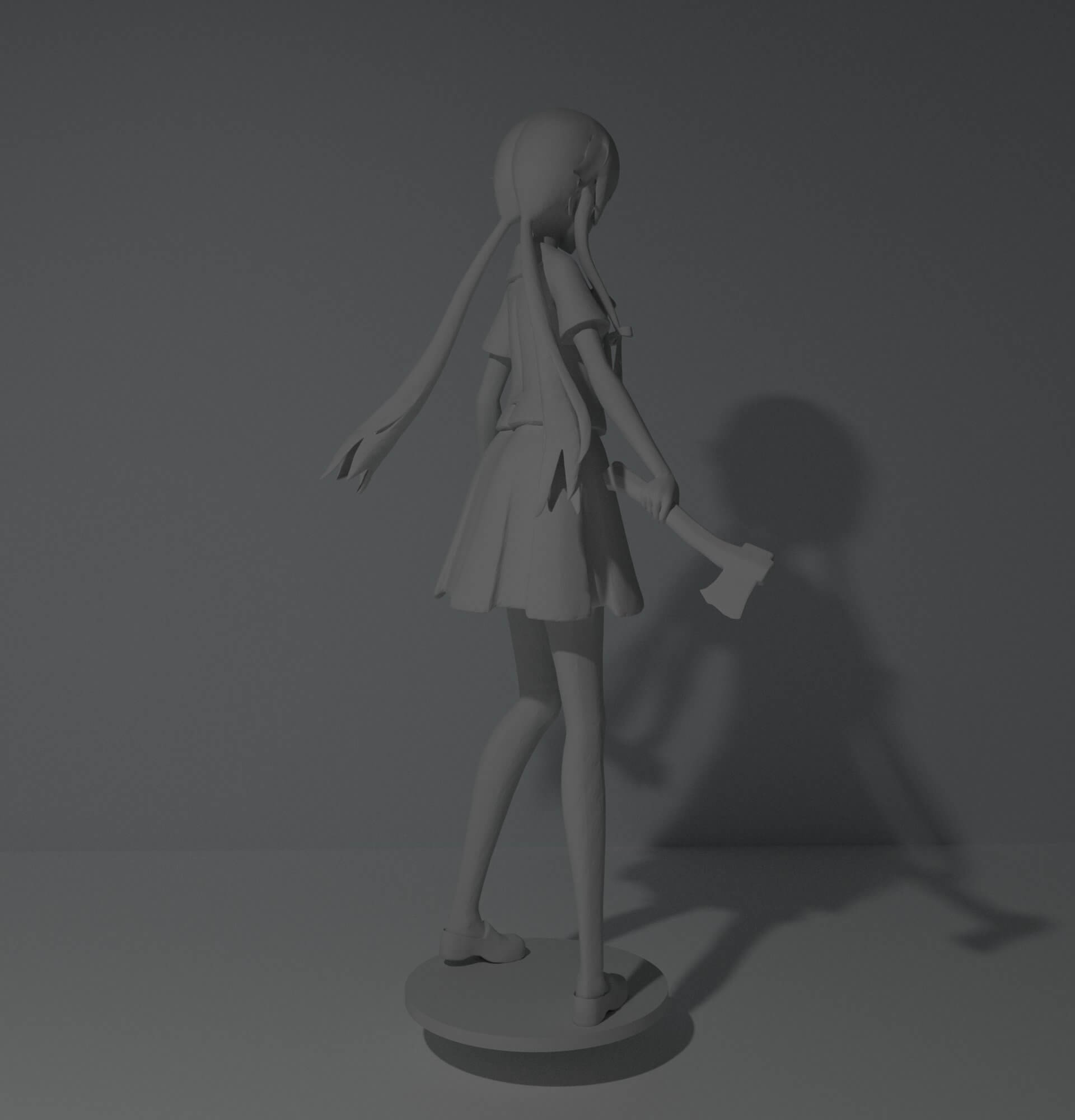 Yuno Gasai - 3D Model by Moogar