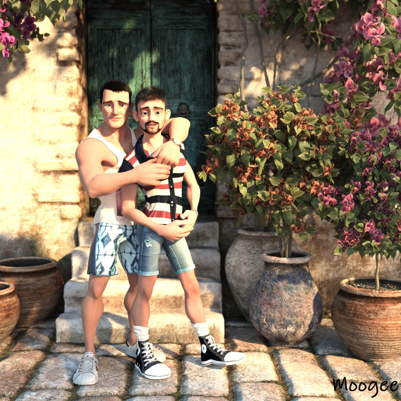 Holiday Snap 3D Render, Digital Art by Moogee