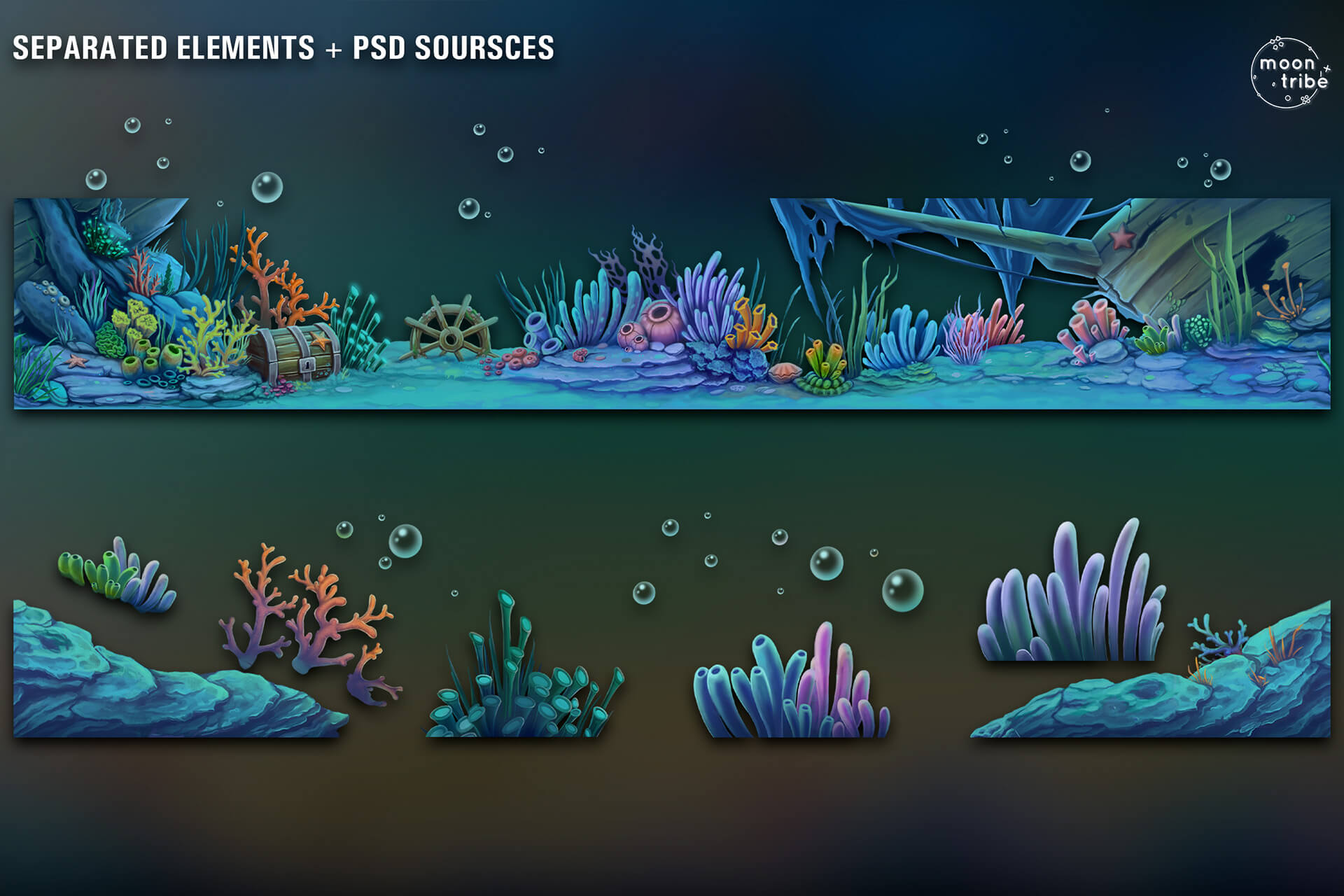 Fantasy Backgrounds Mega Pack by Moon_Tribe