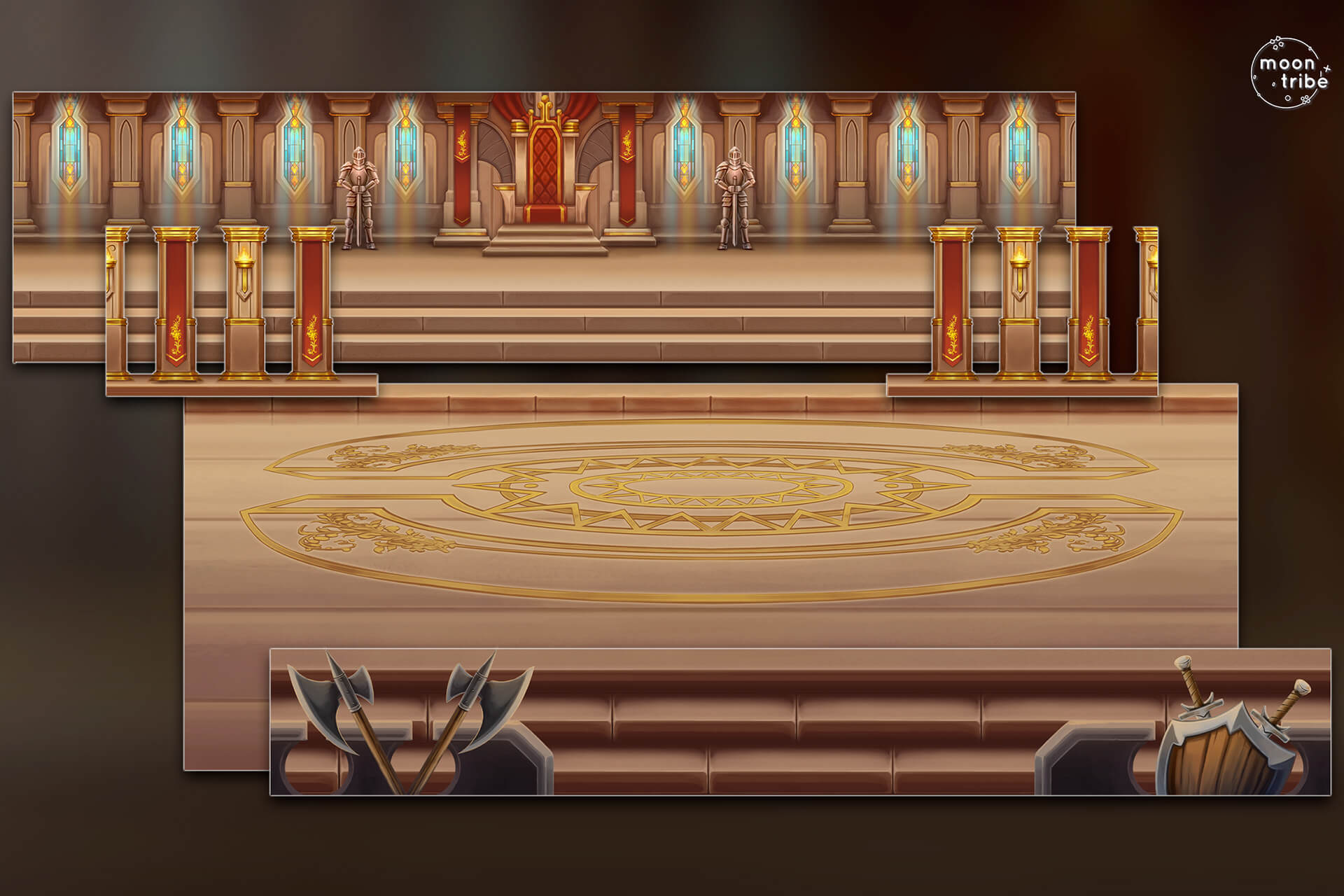 Fantasy Backgrounds #2 - 2D Game Asset by Moon_Tribe