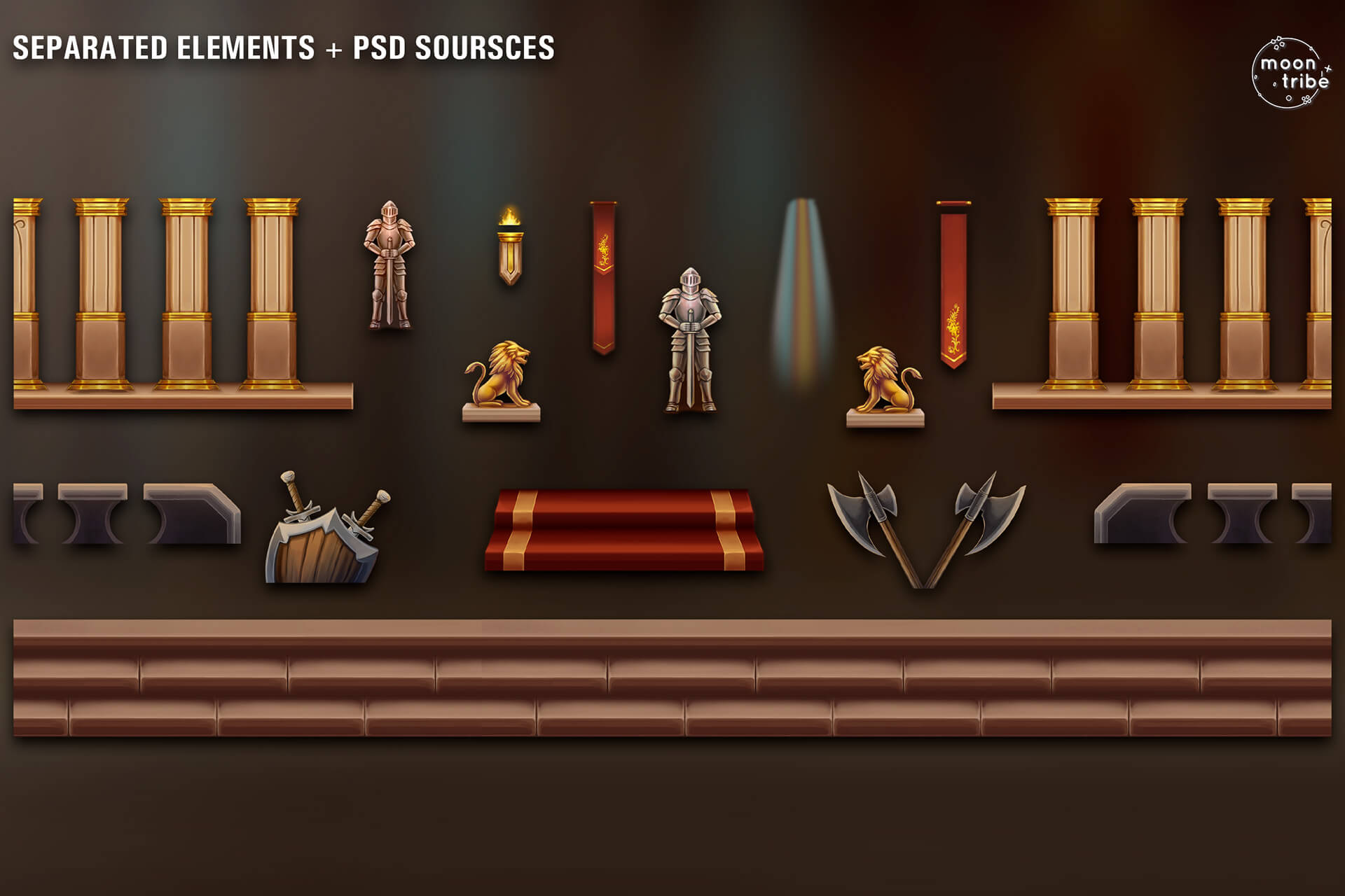 Fantasy Backgrounds #2 - 2D Game Asset by Moon_Tribe