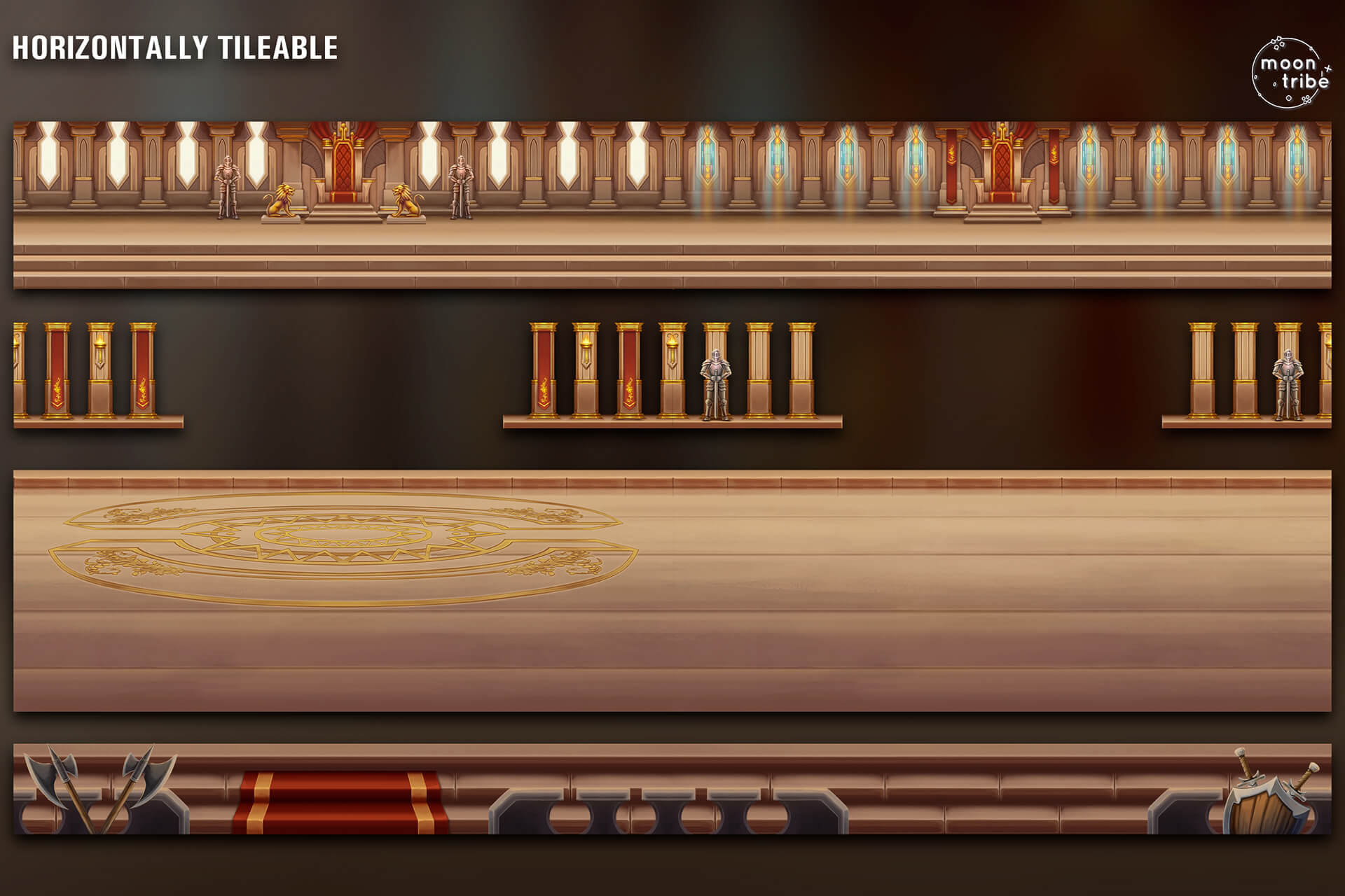 Fantasy Backgrounds #2 - 2D Game Asset by Moon_Tribe