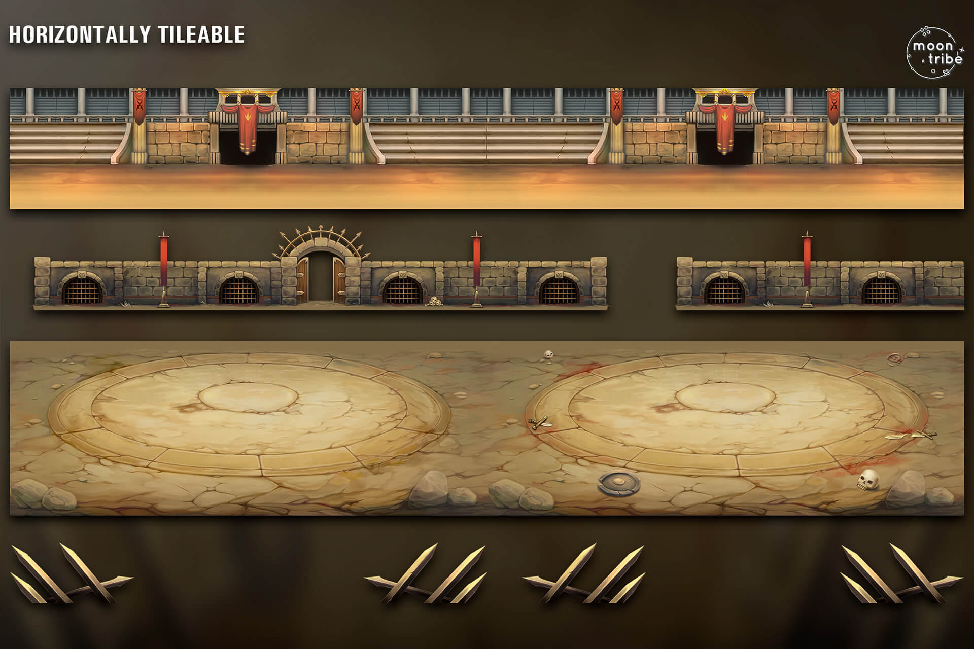 Fantasy Backgrounds Mega Pack by Moon_Tribe