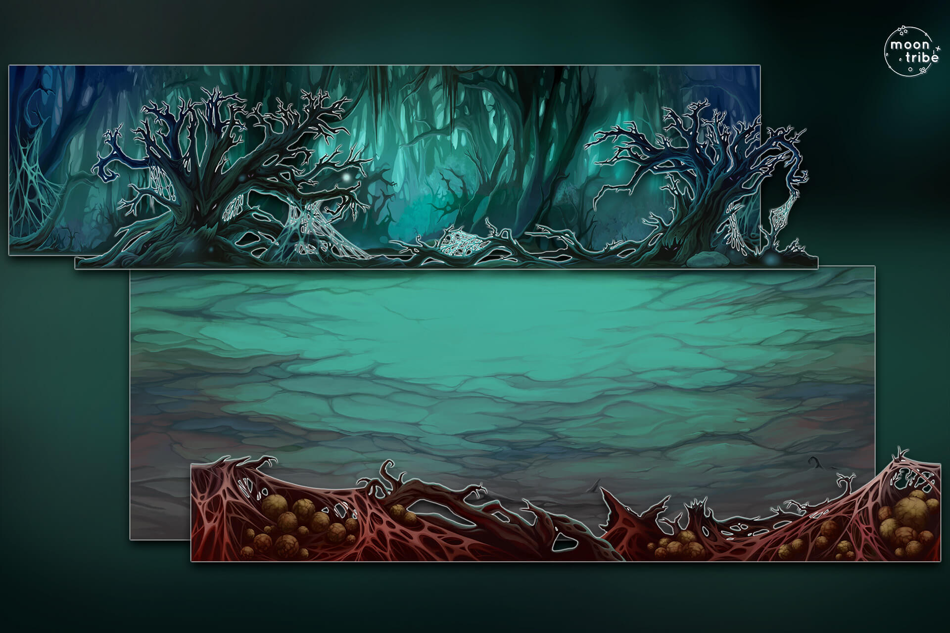 Fantasy Backgrounds #3 - 2D Game Asset by Moon_Tribe