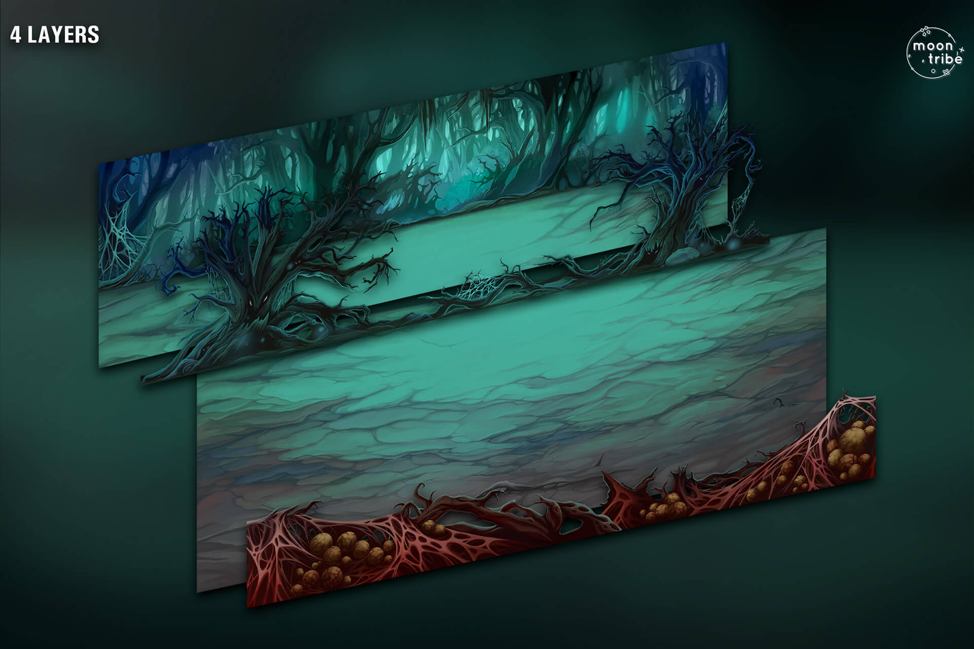 Fantasy Backgrounds #3 - 2D Game Asset by Moon_Tribe
