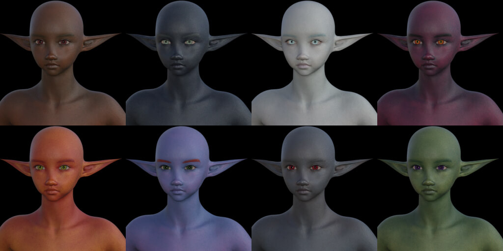 Gnelf for G8F, G8.1F and Genesis 9 - Daz Content by MoonChild3D