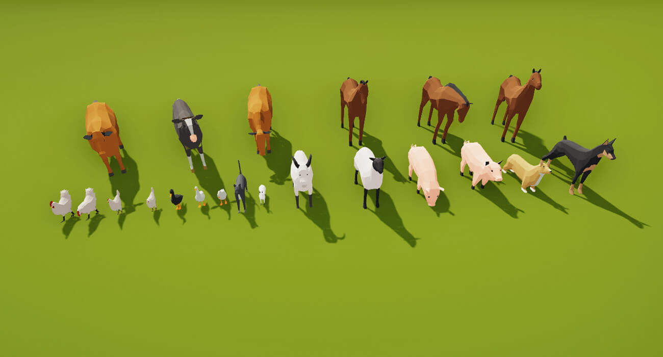 Farm - 3D Model by Moondust0