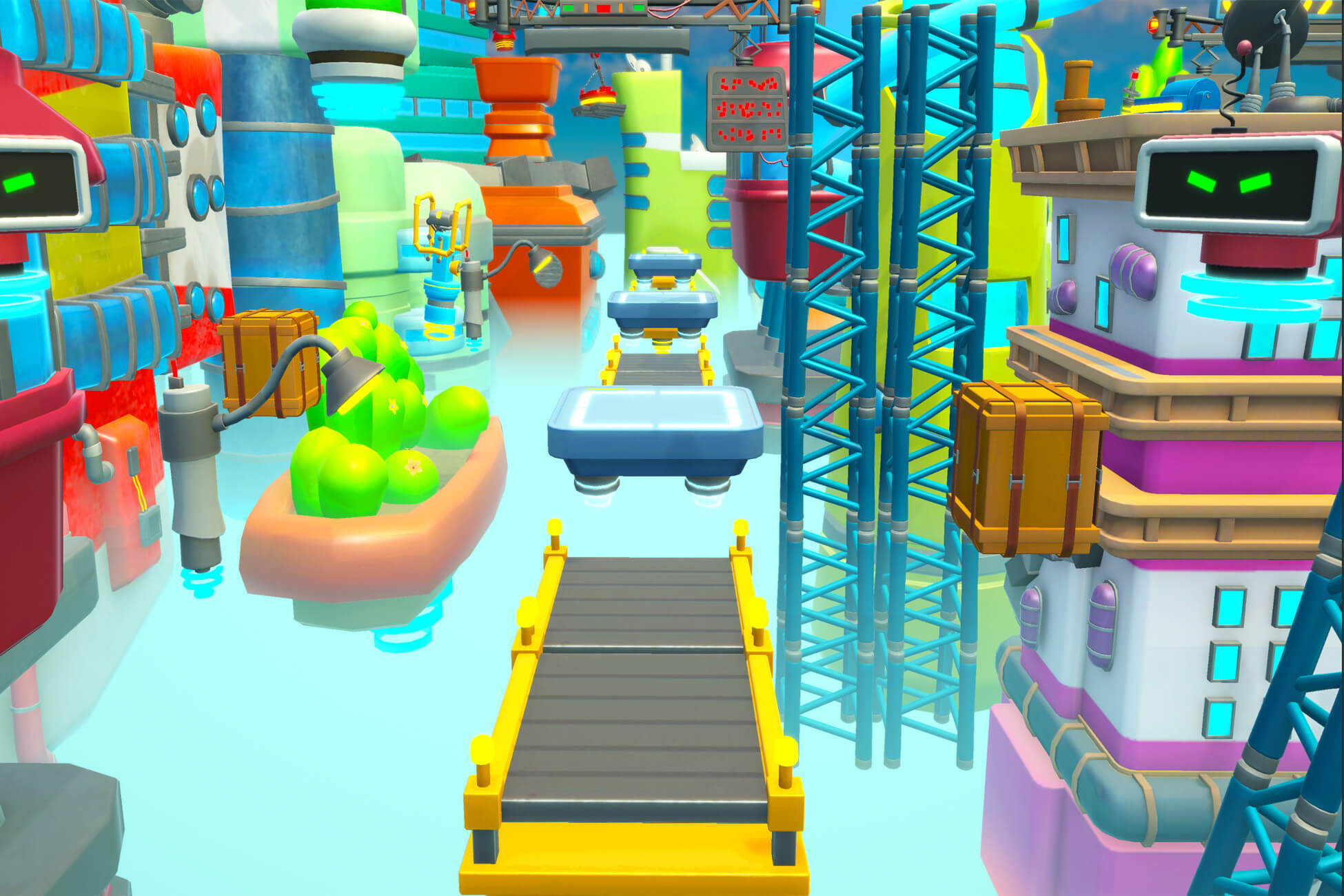 Stylized Sci-Fi City 3D Model by Moondust0