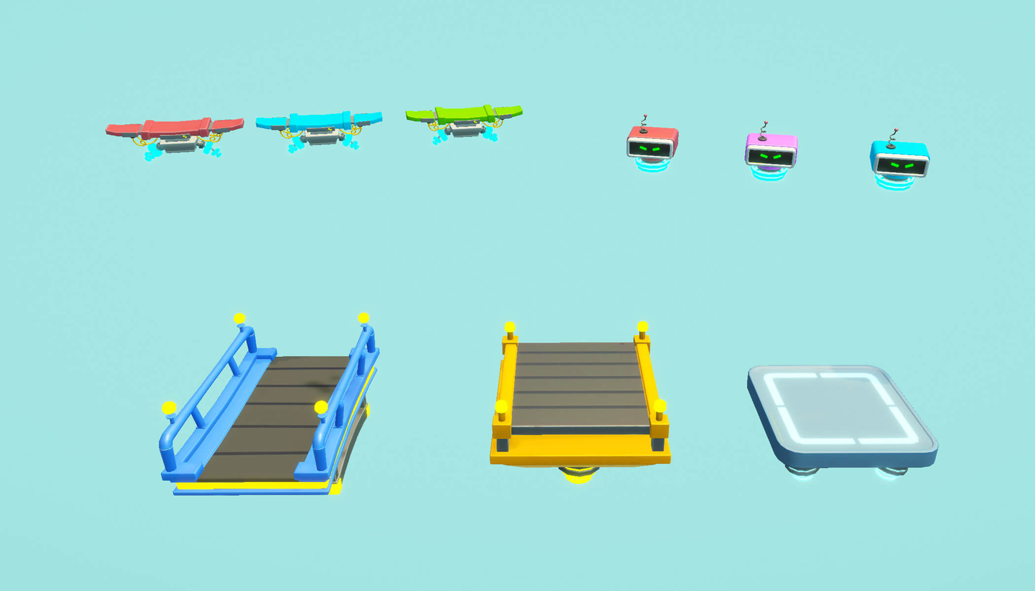 Stylized Sci-Fi City 3D Model by Moondust0