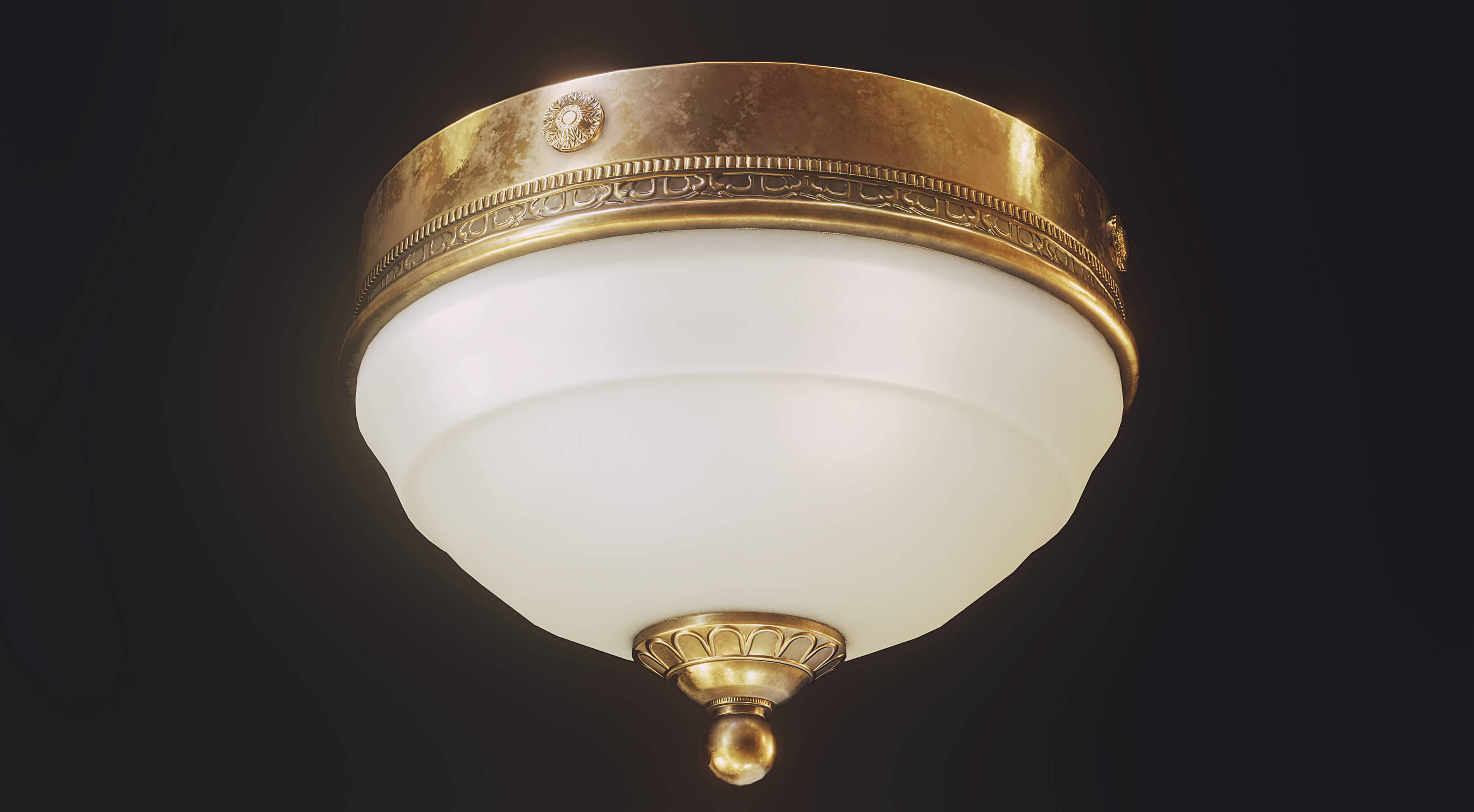 Ceiling Lamp - Game Asset 3D Model by Moonglade