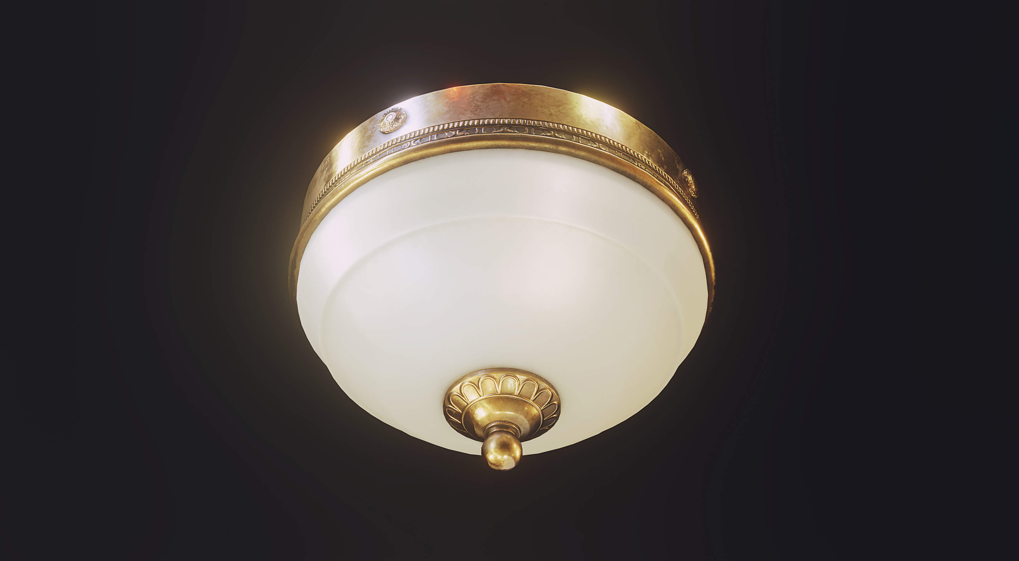 Ceiling Lamp - Game Asset 3D Model by Moonglade