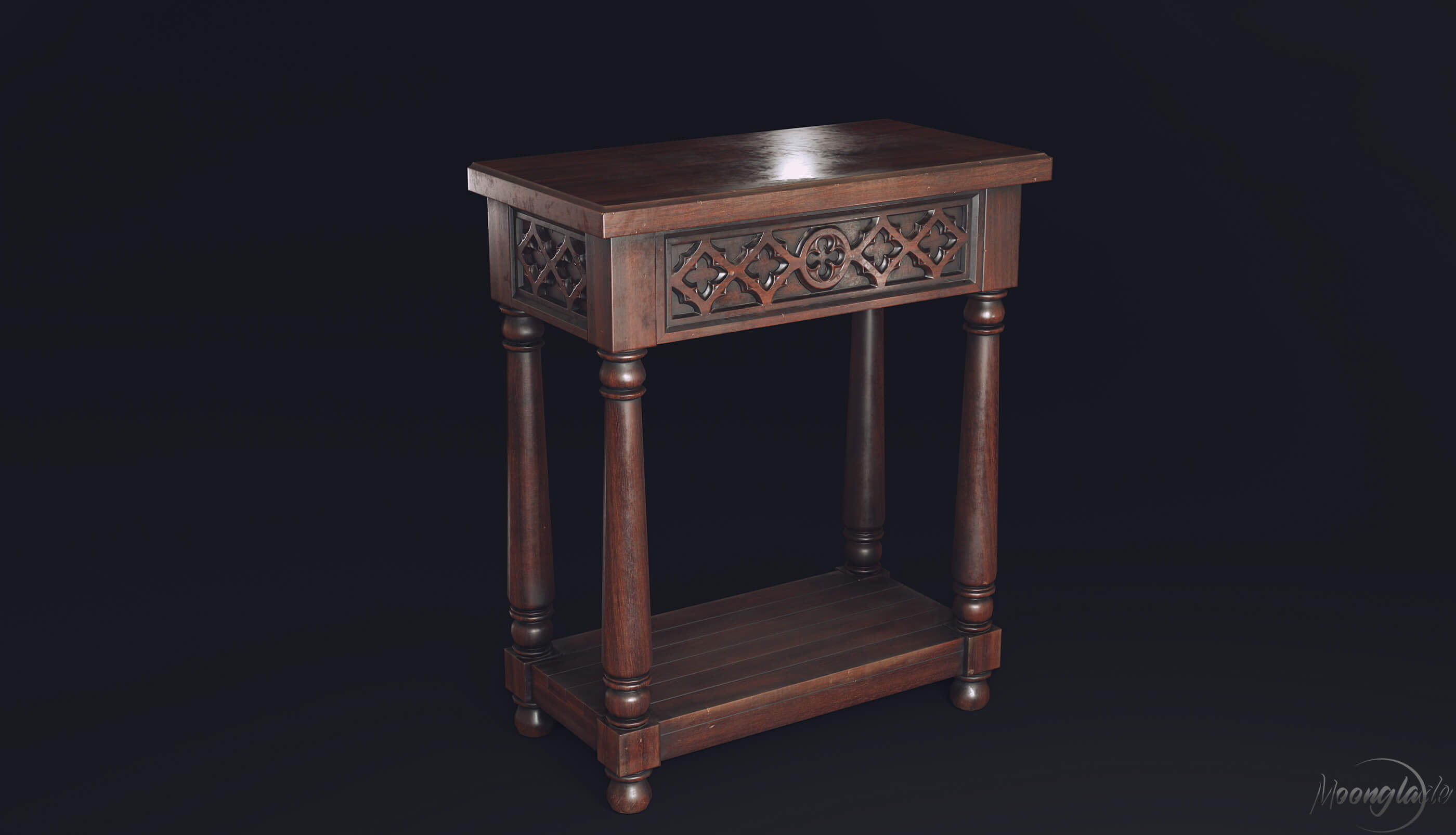 Gothic Console - 3D Model by Moonglade