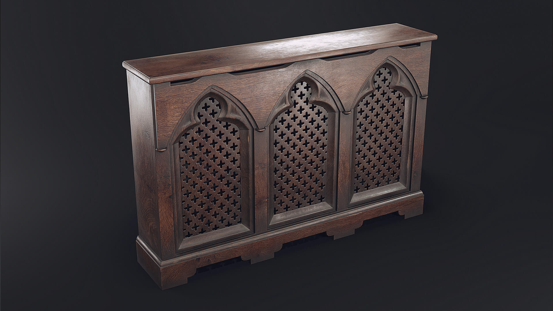 Gothic Radiator Cover - 3D Model by Moonglade