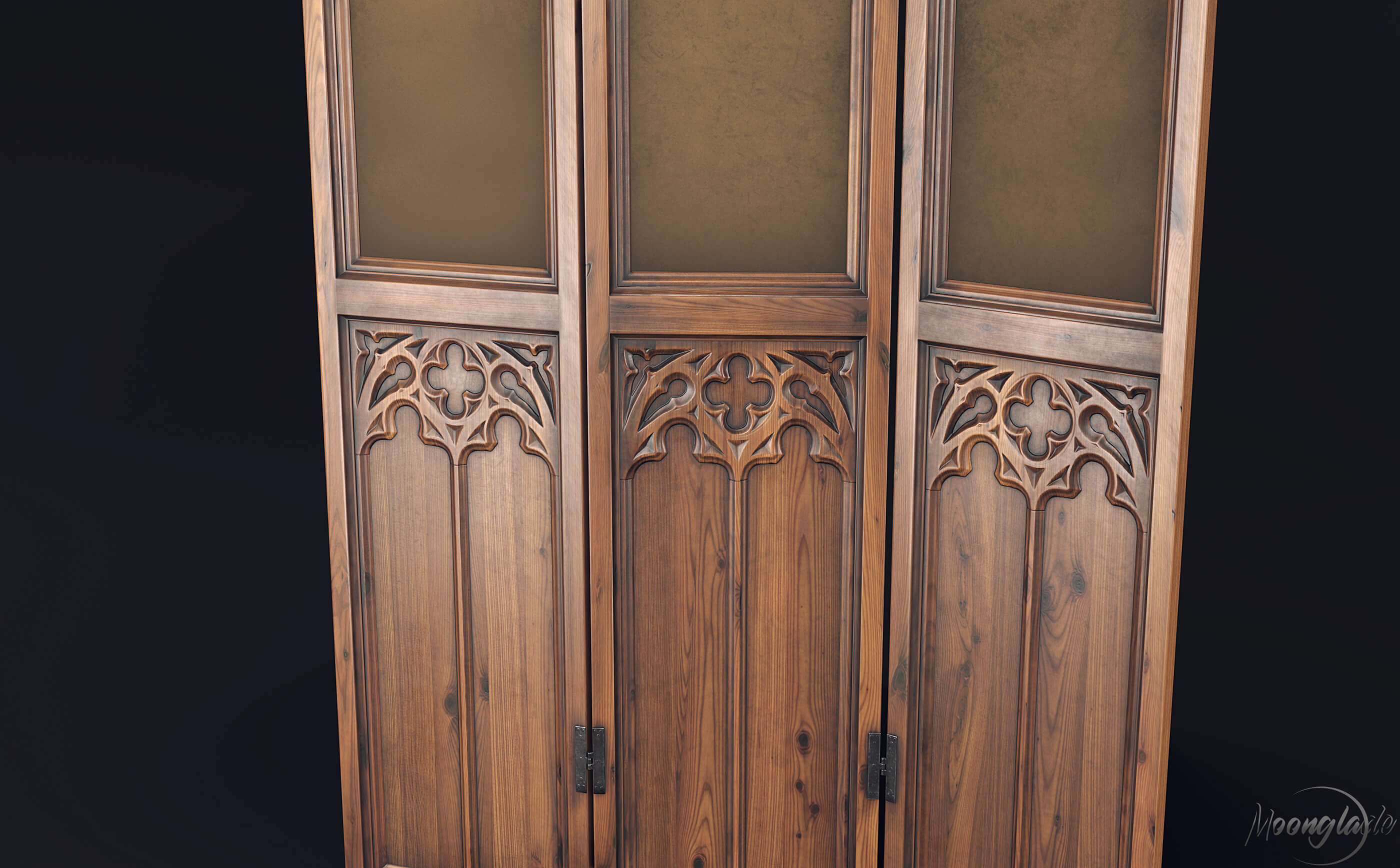 Gothic Screen Panel - 3D Model by Moonglade