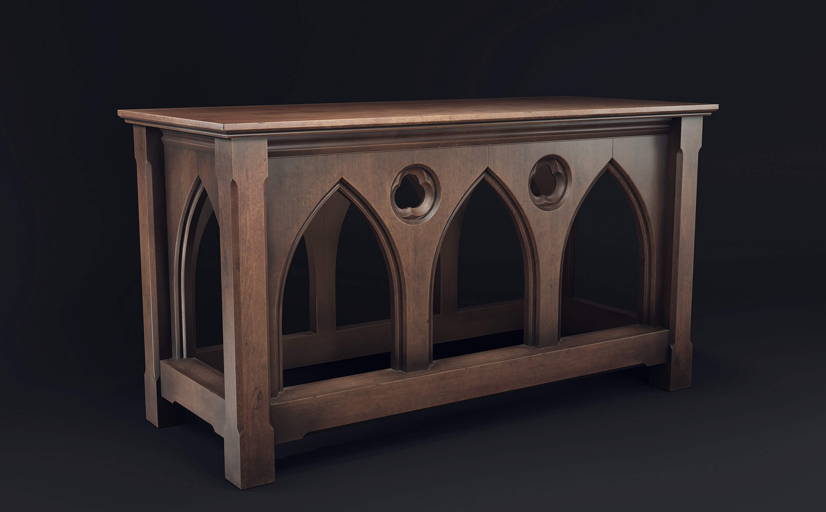 Gothic Serving Table - 3D Model by Moonglade