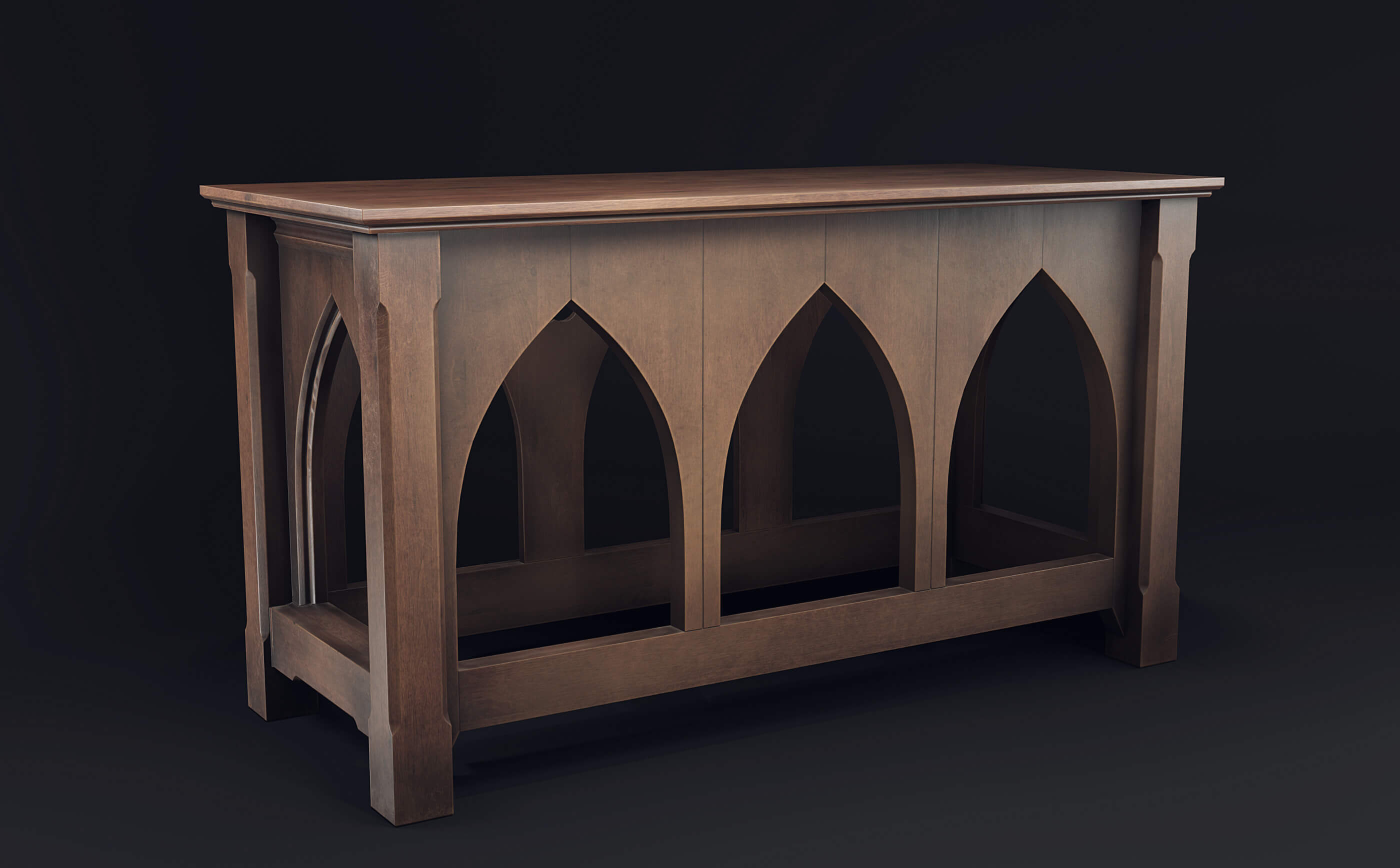 Gothic Serving Table - 3D Model by Moonglade