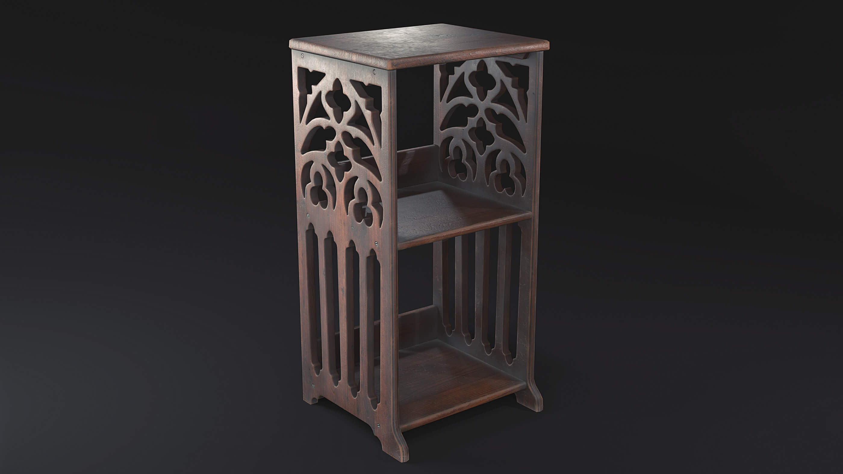Gothic Side Table - 3D Model by Moonglade