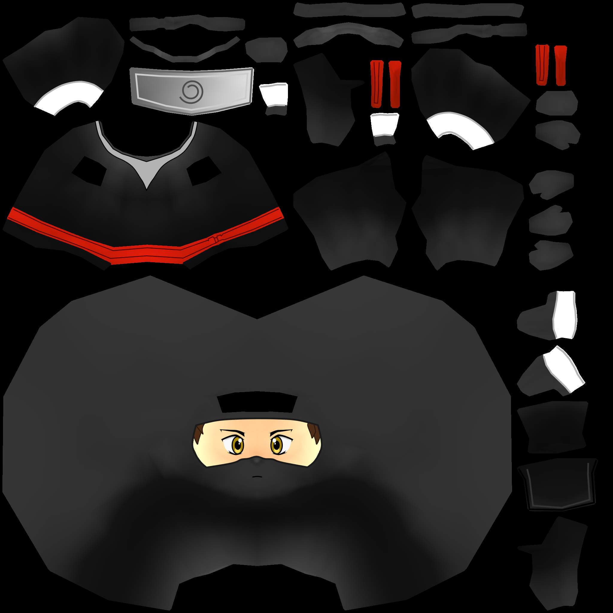 Chibi Ninja Anime Style Character - 3D Model by MoonLoop