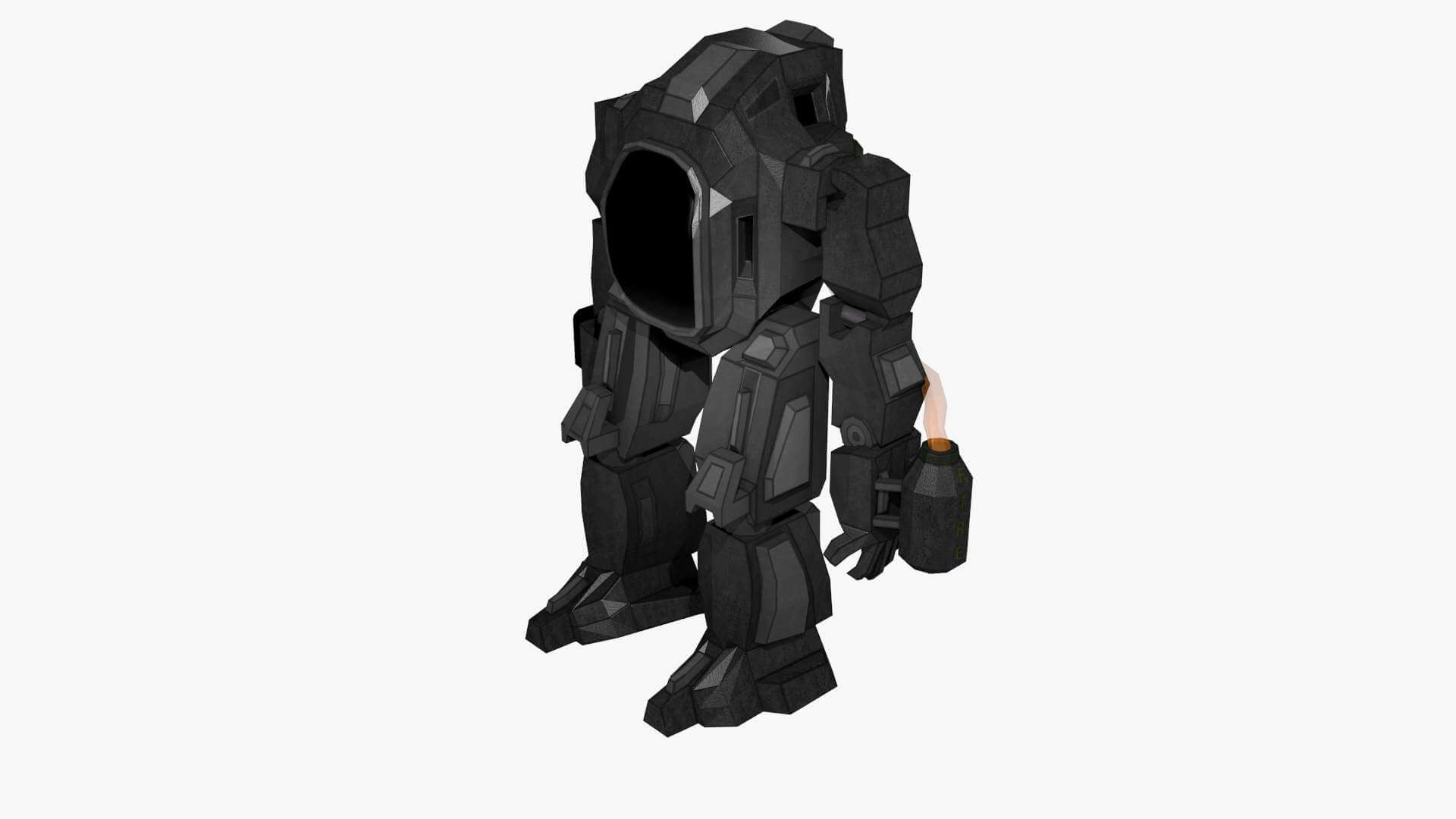 Mecha Robot - 3D Model by MoonLoop