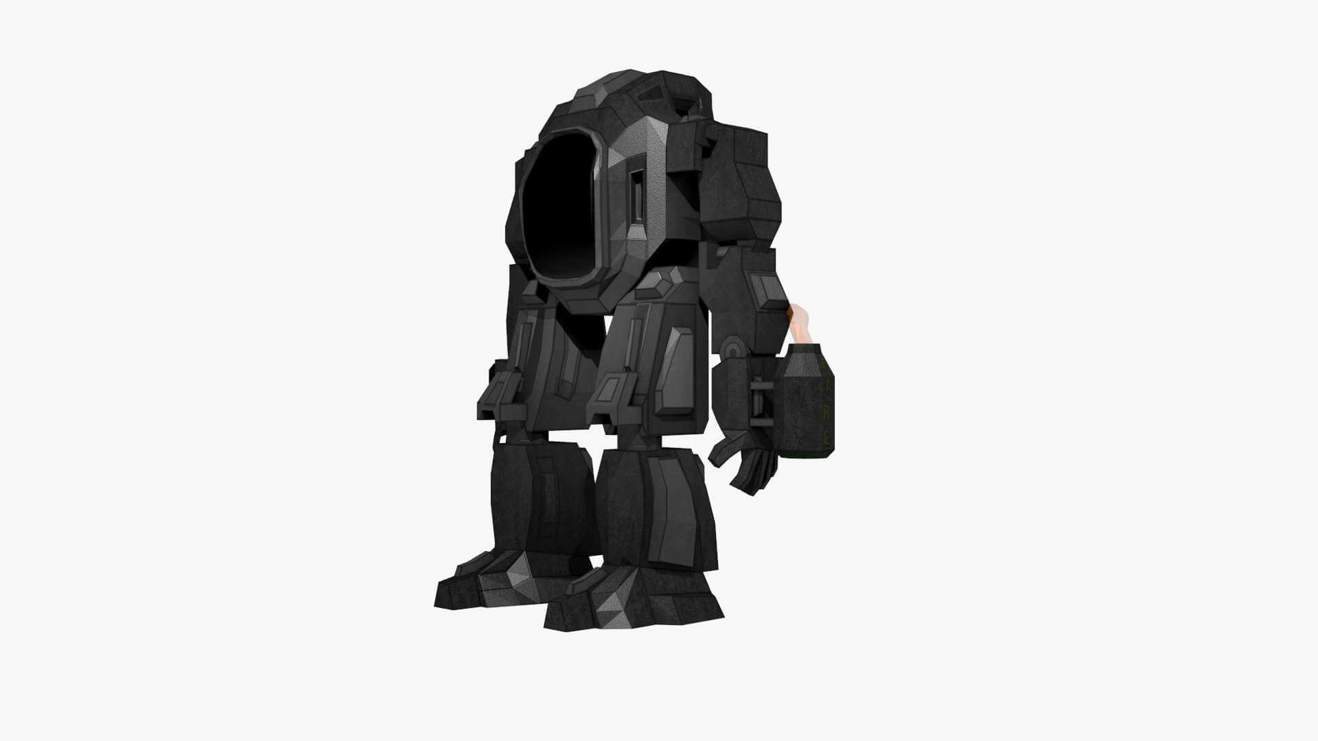Mecha Robot - 3D Model by MoonLoop