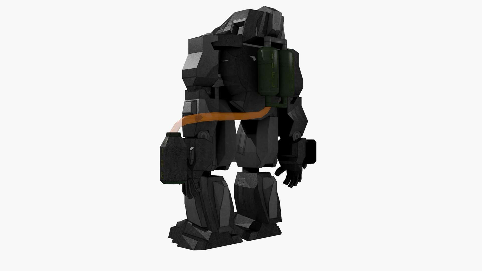 Mecha Robot - 3D Model by MoonLoop