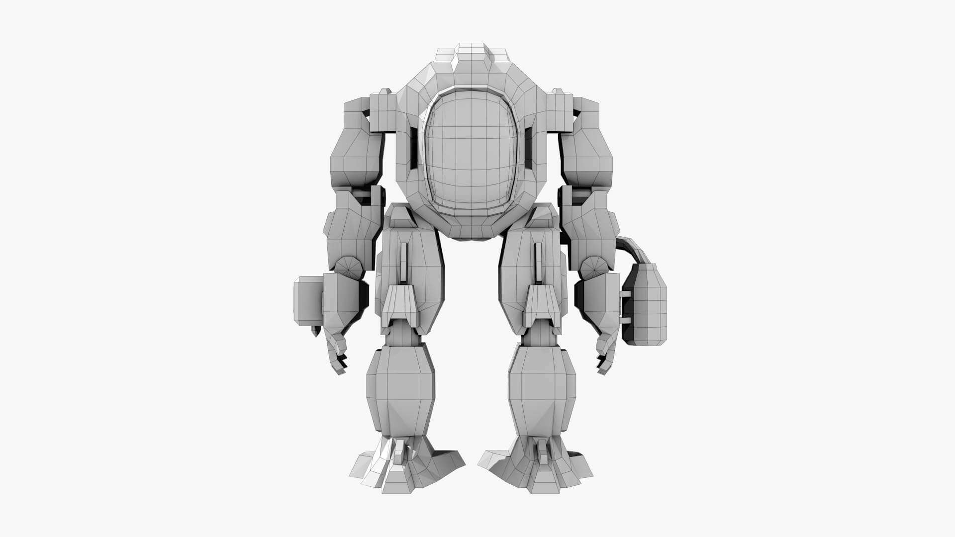 Mecha Robot - 3D Model by MoonLoop