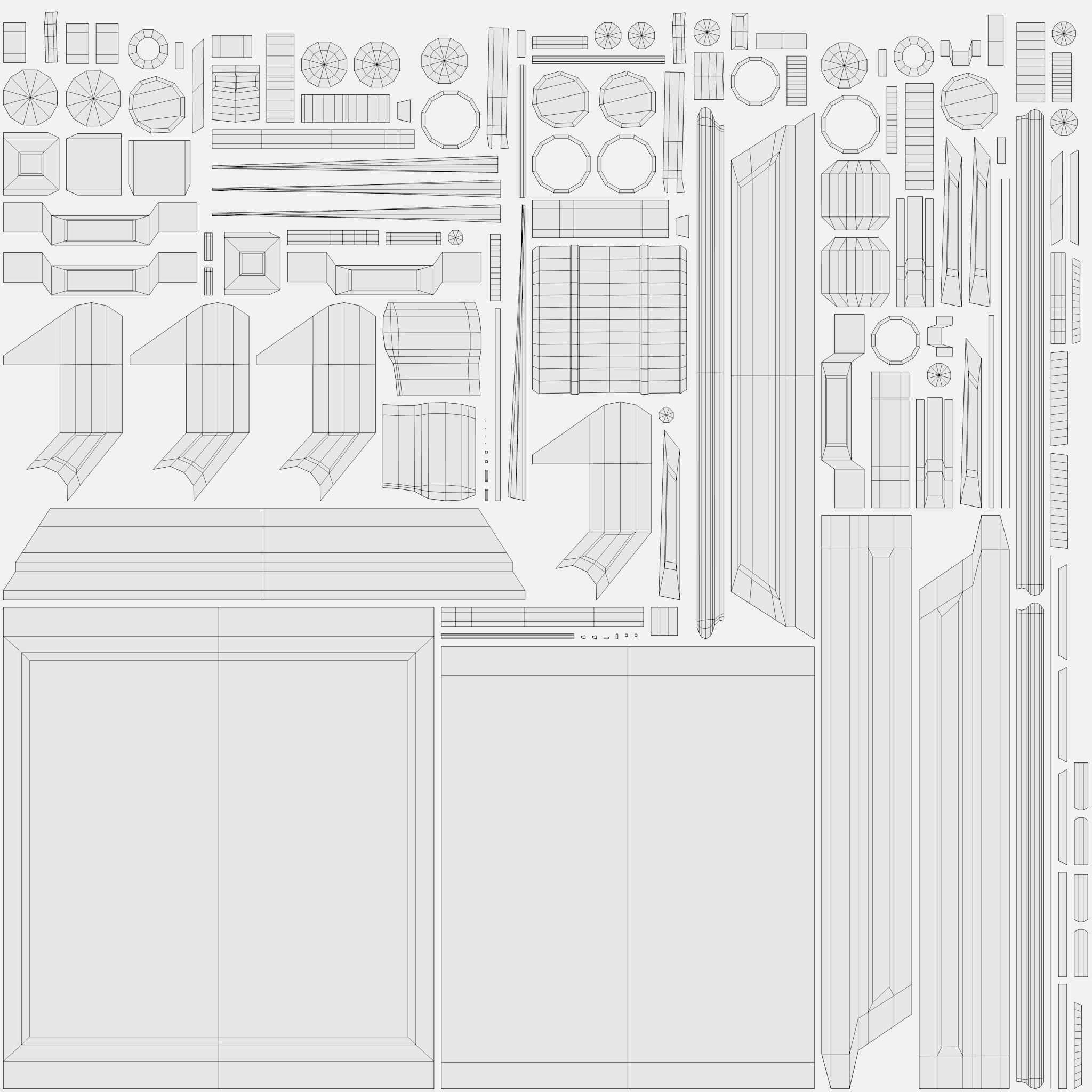 Sci-fi Diagonal Elevator 3D Model by MoonLoop