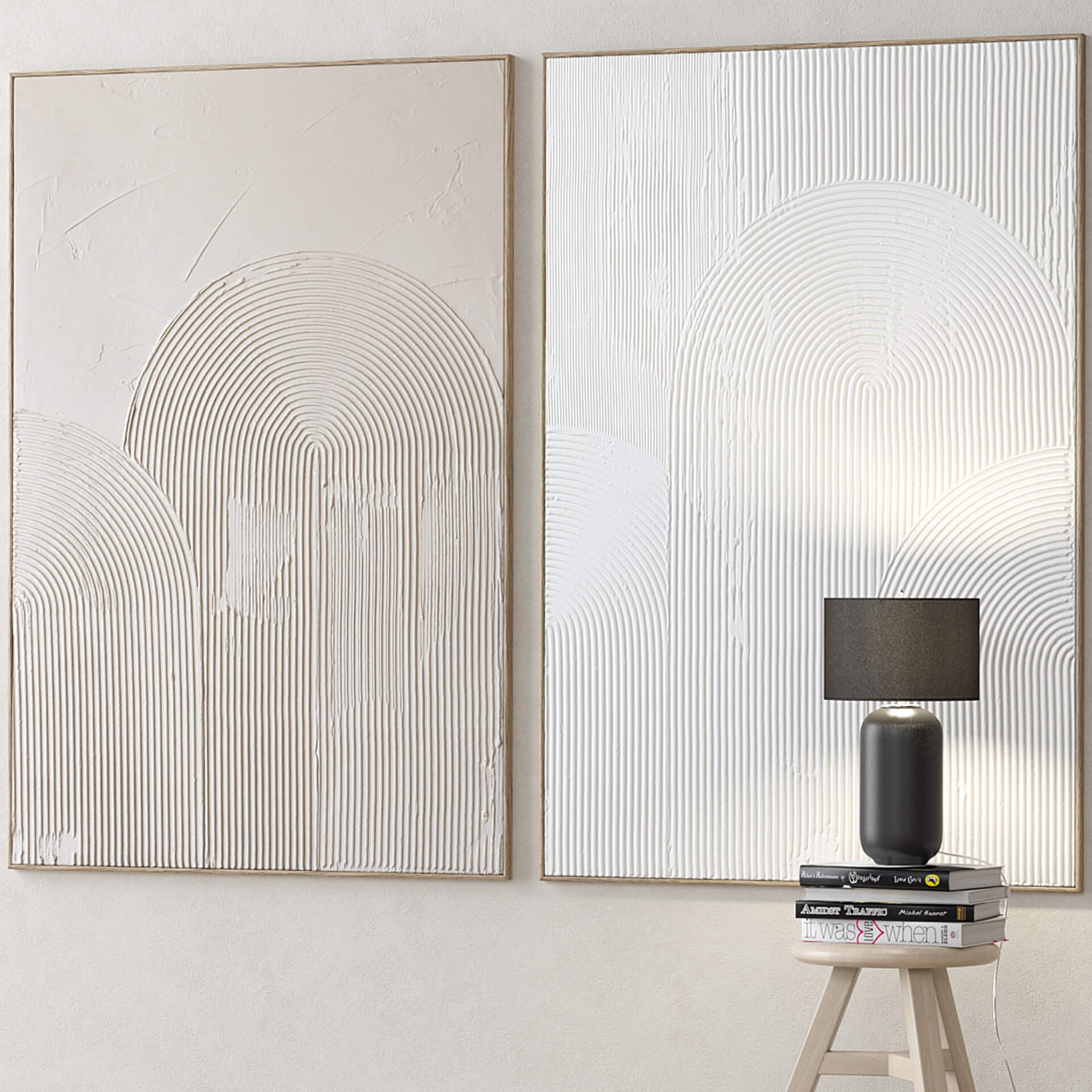 Abstract Arch Plaster Wall Art C2 - 3D Model by moradalia