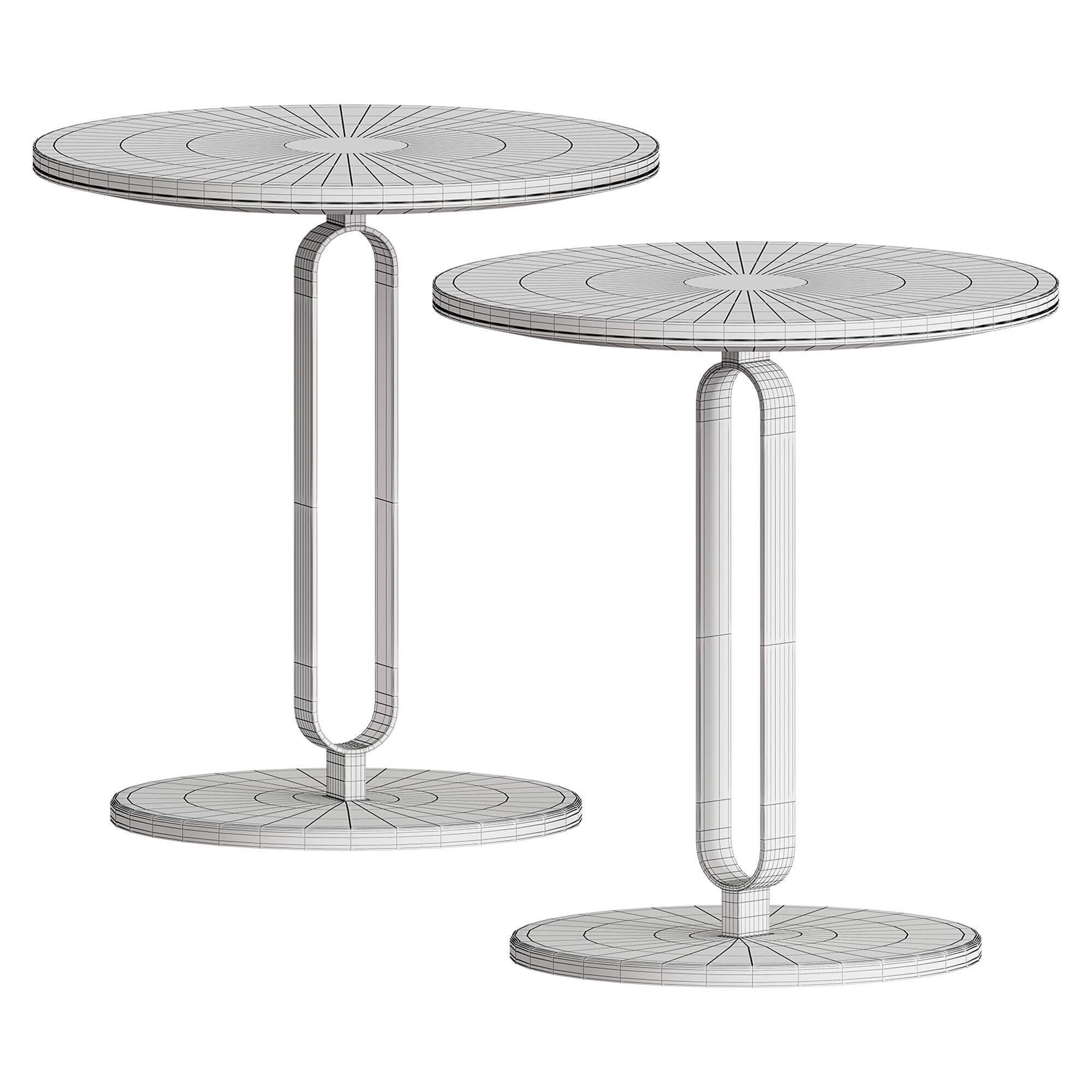 Alfred Side Table - 3D Model by moradalia